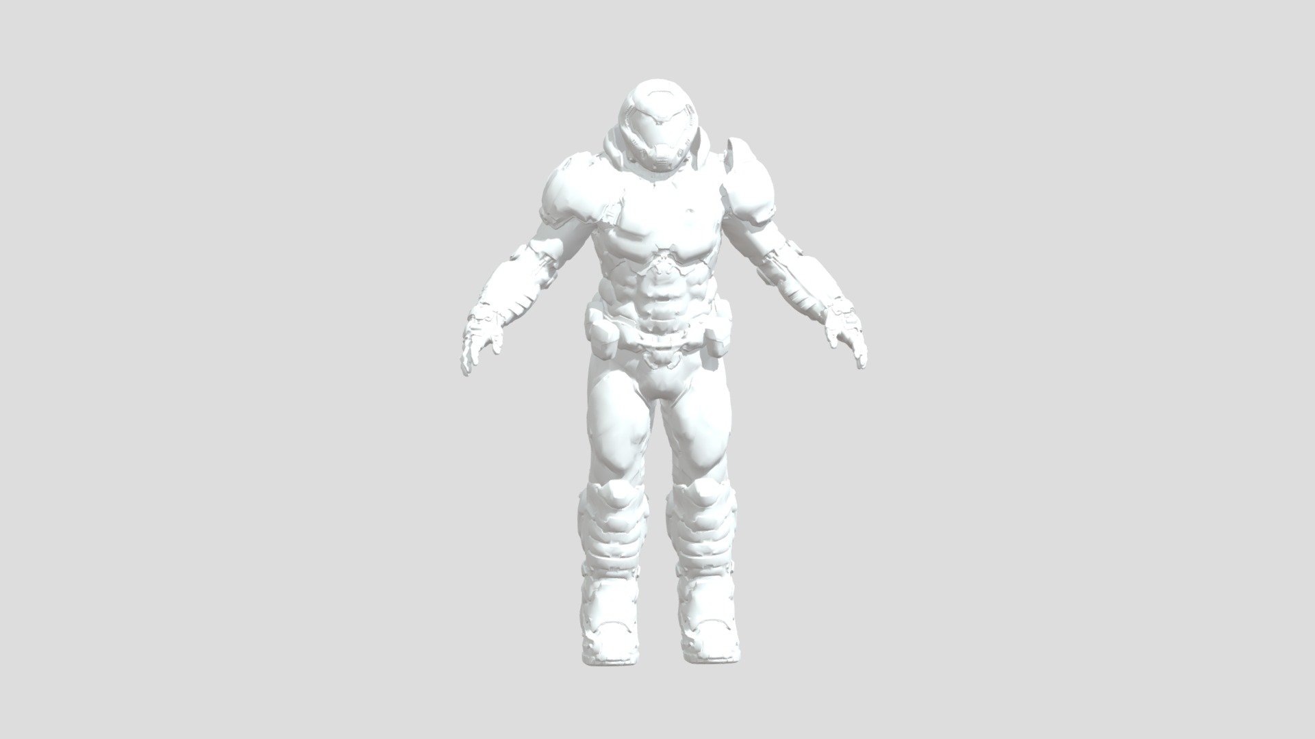 Praetor Suit (Doomguy, Textured) - 3D model by jeffersr [396f00d ...