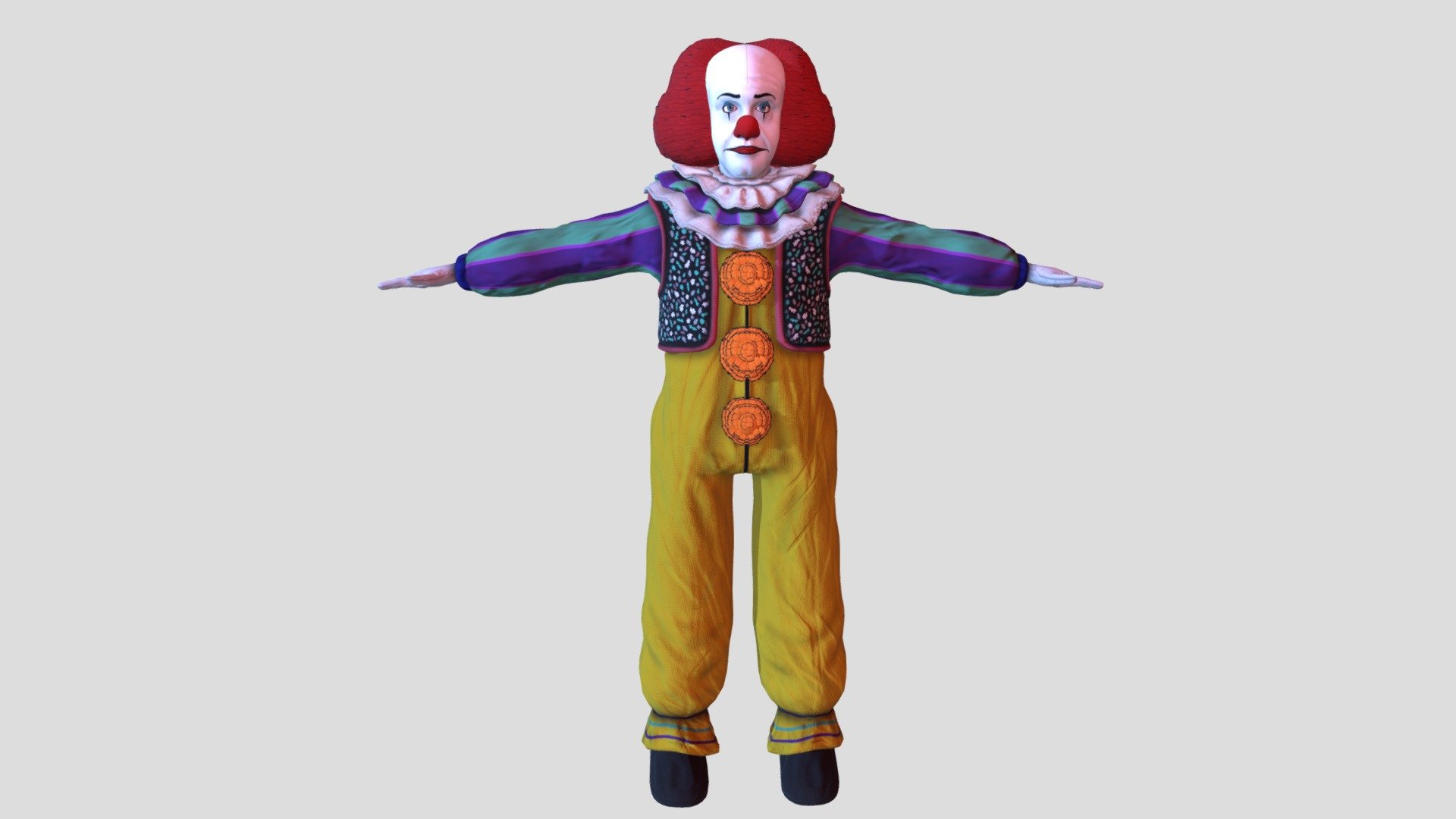 Pennywise (Tim Curry) - Download Free 3D model by Patch3D [396f2e9 ...