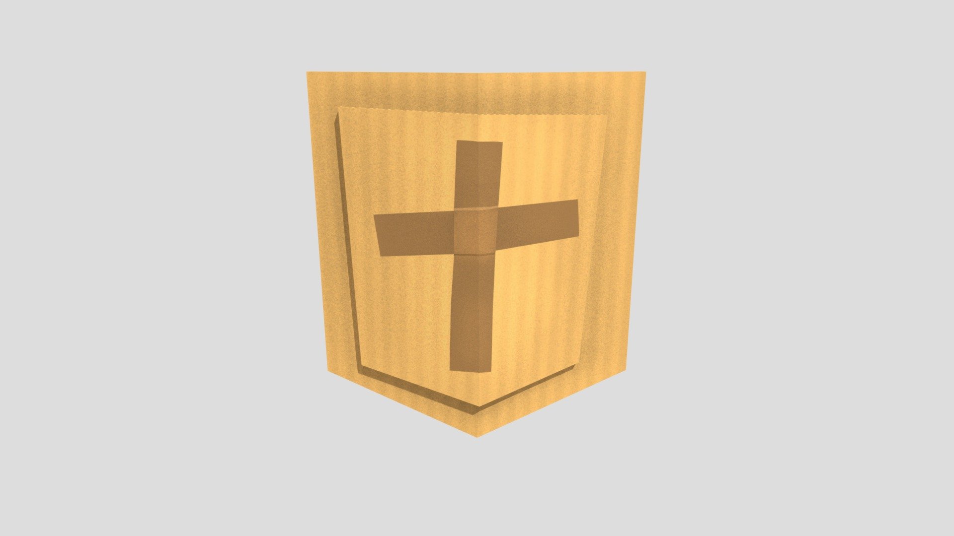 Cardboard_shield - 3D model by studio1010 [3970fd7] - Sketchfab