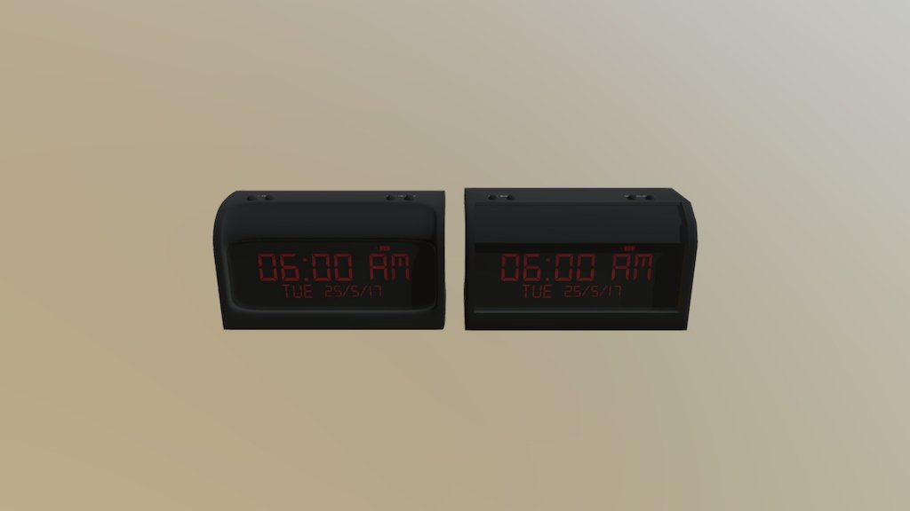 digital clock - 3D model by JHONZMOTO (@joaovitinhu) [3971170] - Sketchfab