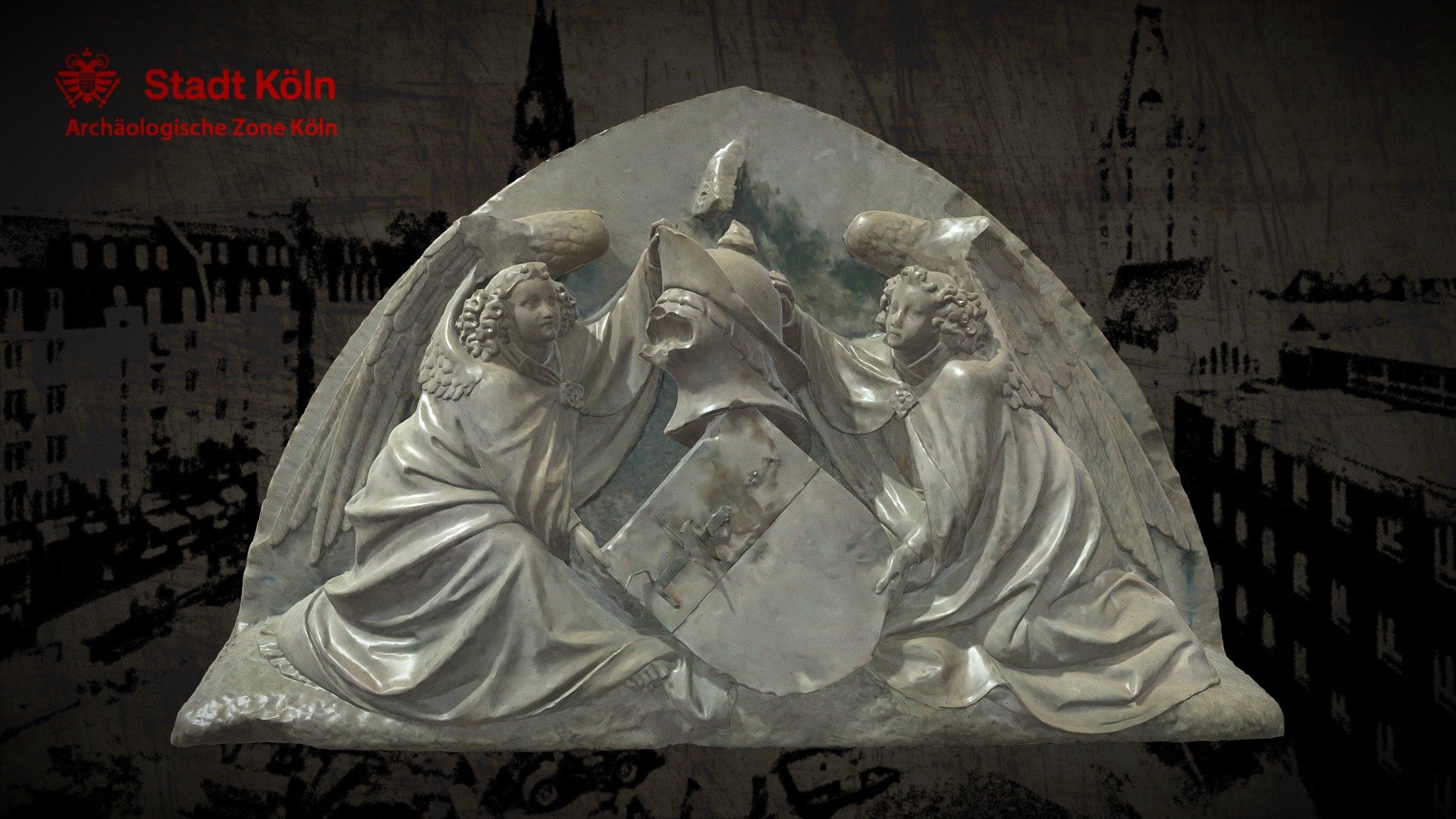 Tag 1: Tympanon - 3D model by Archäologische Zone Köln ...