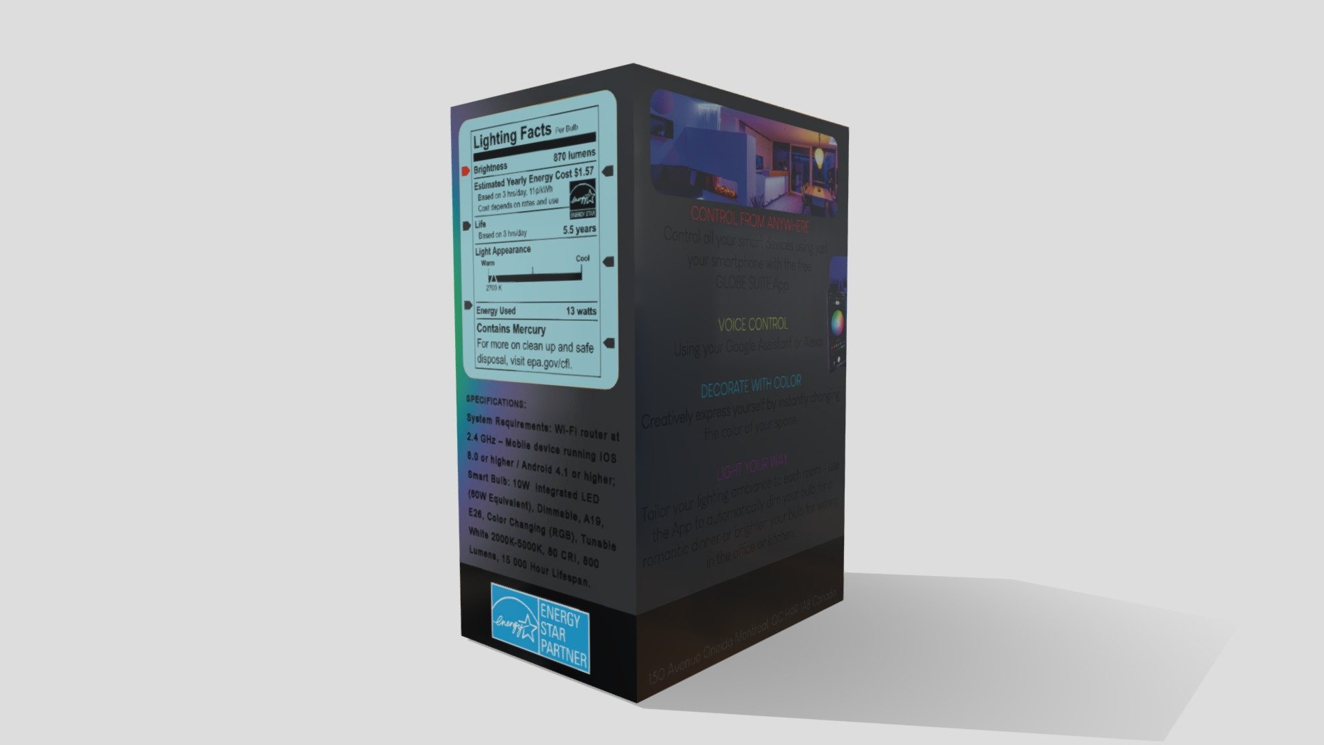 Globe Duo Light- Refined Protoype - 3D model by anaarosee [3972d1d ...