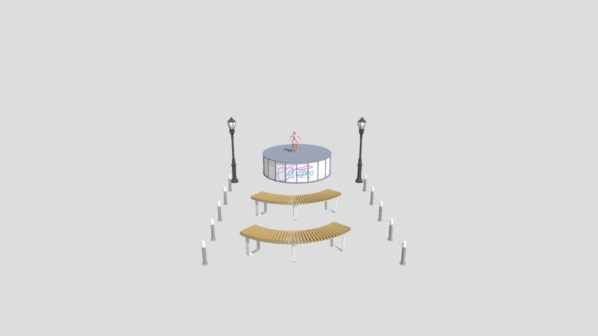 Singer - 3D model by jessiexrl [39737e1] - Sketchfab