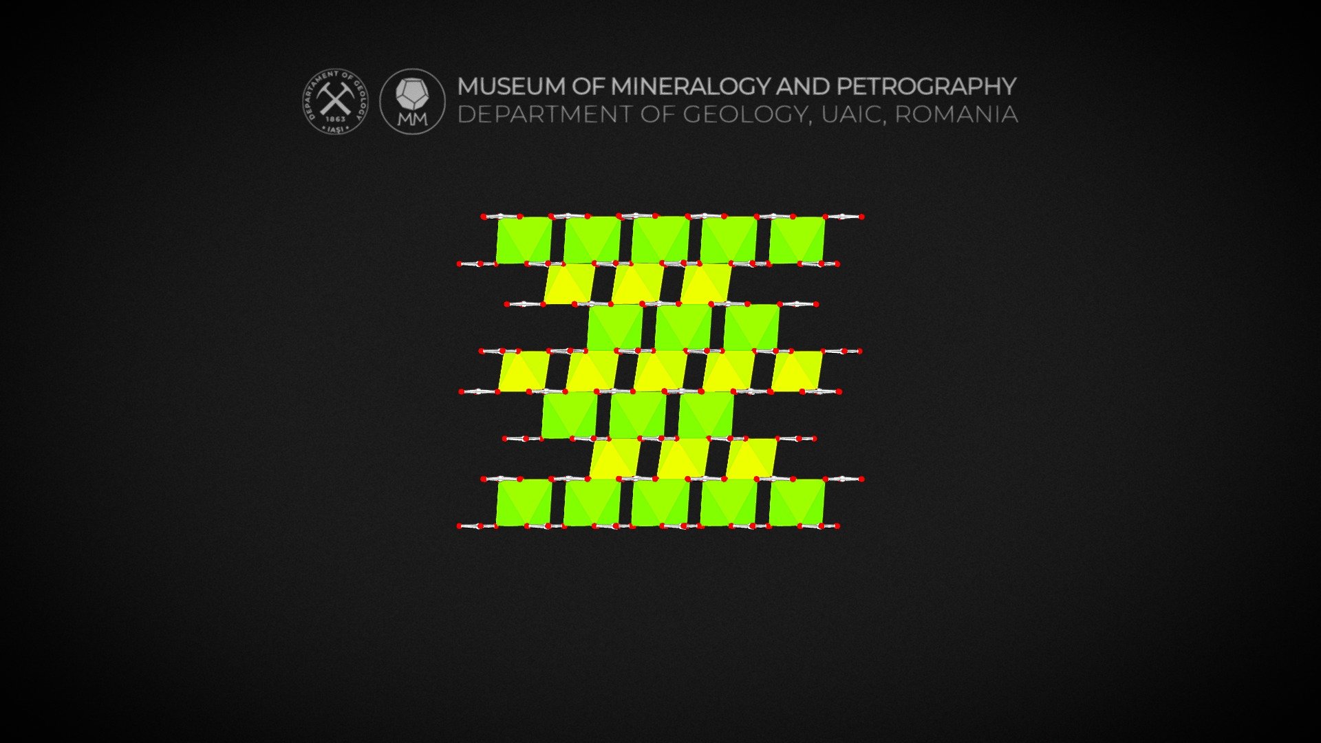 Crystal structure of Dolomite - 3D model by Museum of Mineralogy and ...