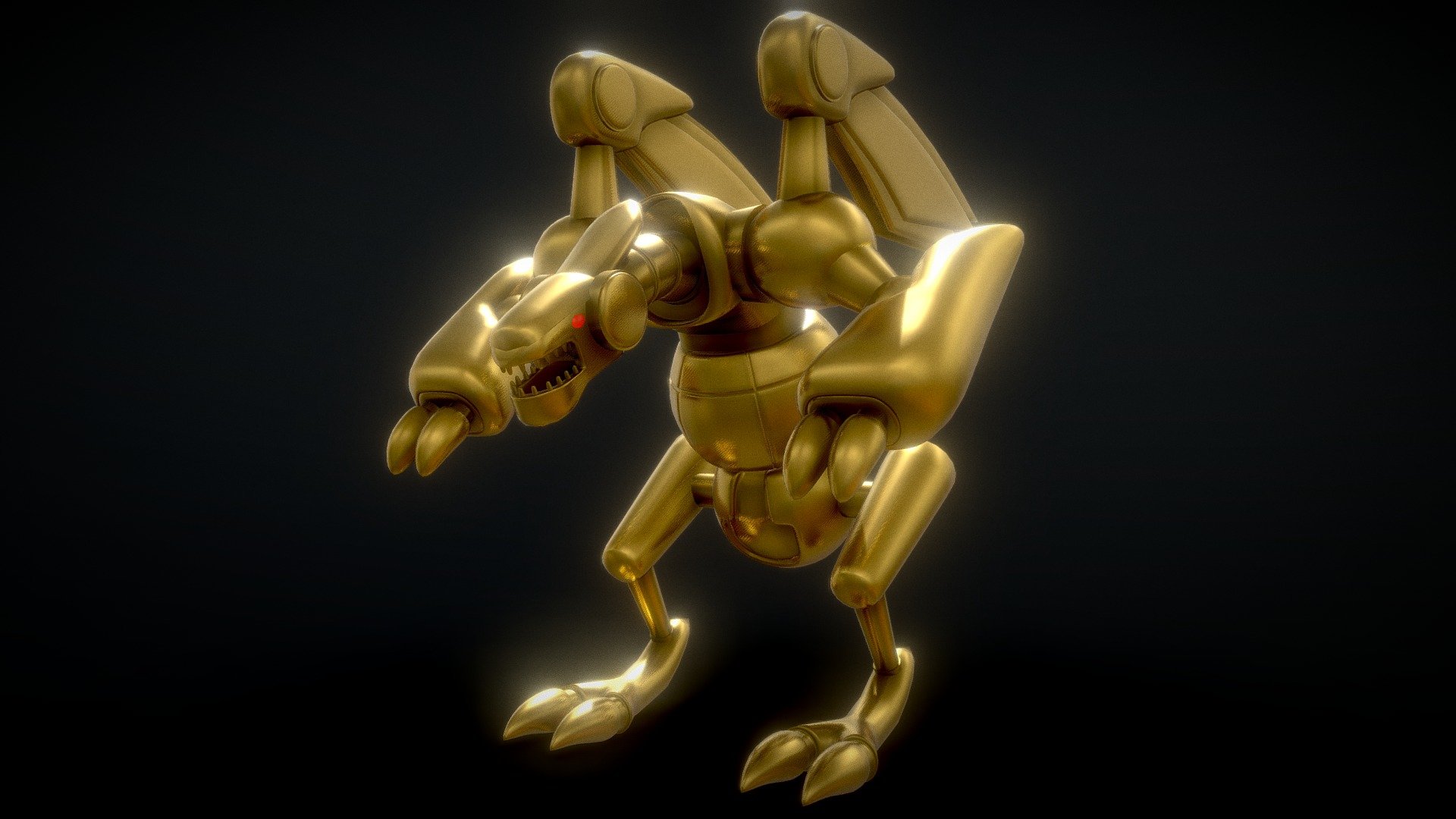 Kaiser Glider (Yugioh) (Old) - Buy Royalty Free 3D model by Yanez ...