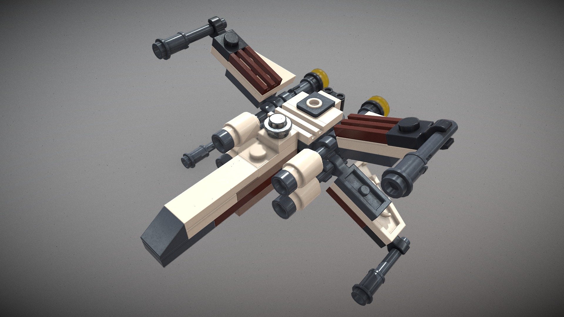 Lego X Wing Starfighter Replica - 3D model by aerobird98 [39795d4 ...
