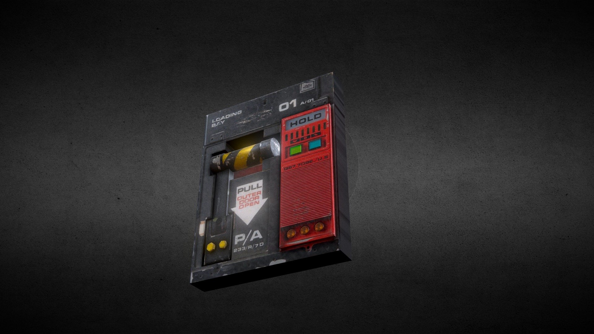 Emergency start lever - 3D model by 8bit (@8_bit) [3979a81] - Sketchfab