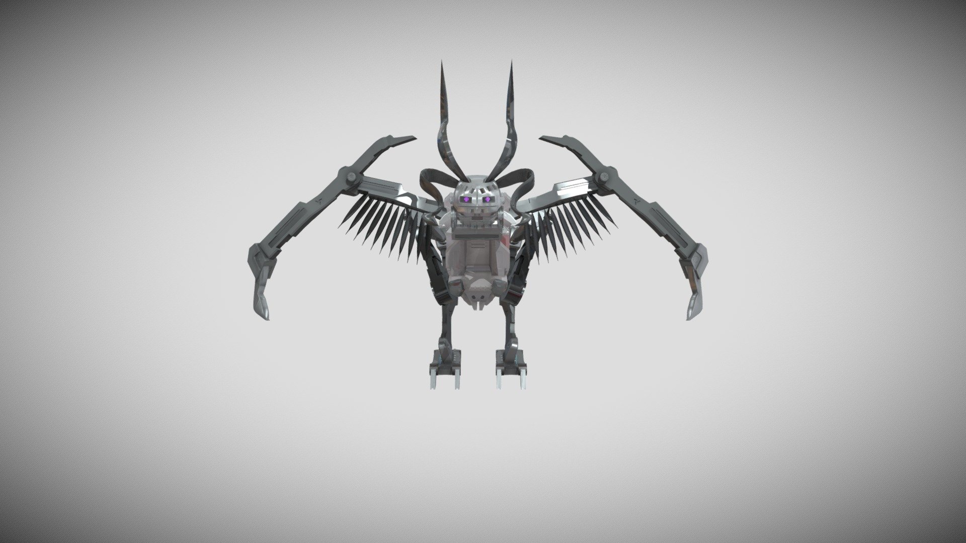 Cyber Wyvern (WIP) - 3D model by B00r2a [3979c83] - Sketchfab