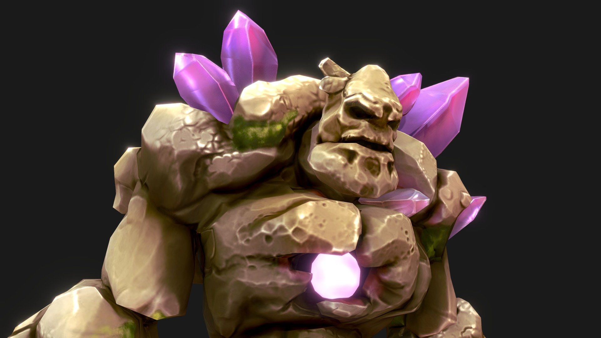 Crystal Golem - 3D model by bk_dsn [397b303] - Sketchfab
