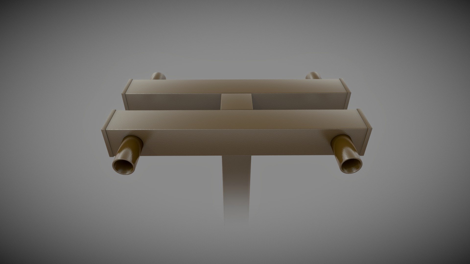 FFSSTA - Square Steel Tenon or Flush Mounted Arm - 3D model by AV Poles ...