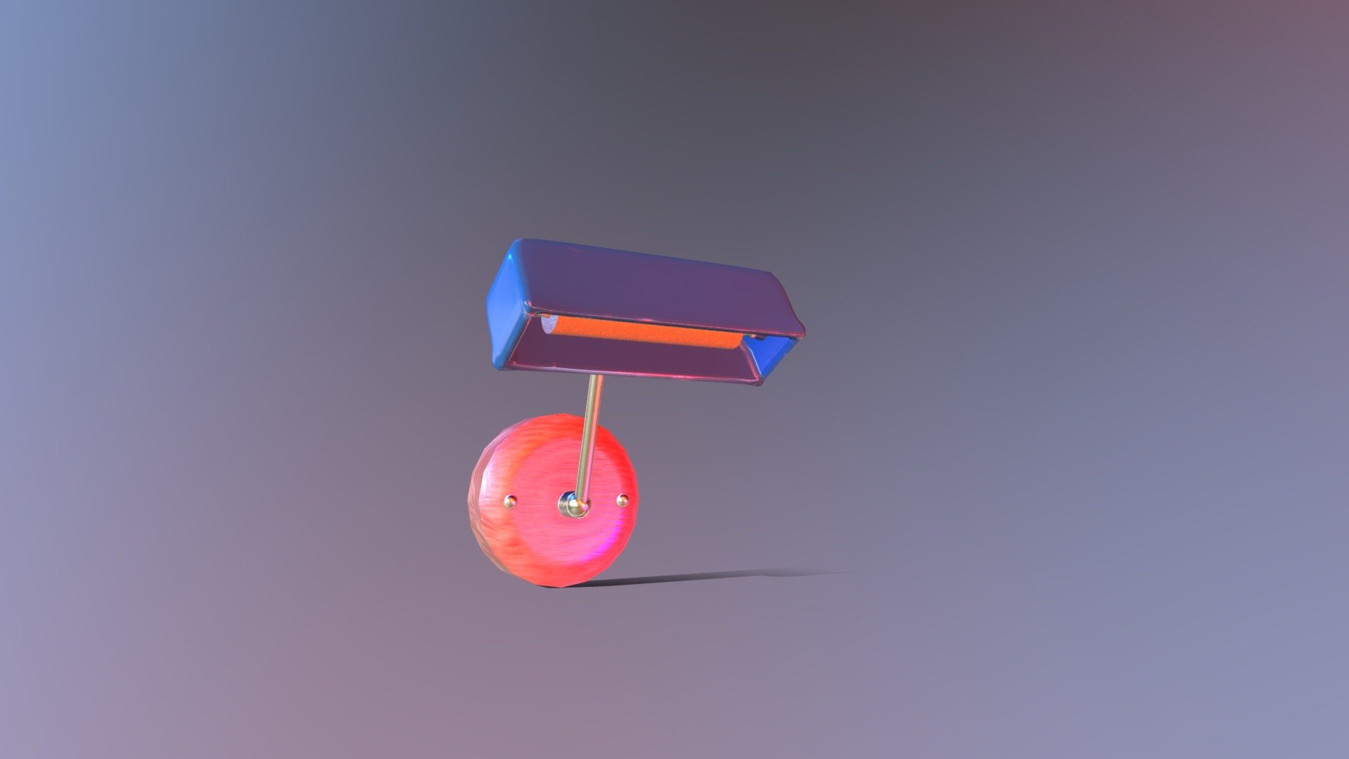 Low-Poly Wall Lamp - 3D model by NewtEmporer [397c07c] - Sketchfab