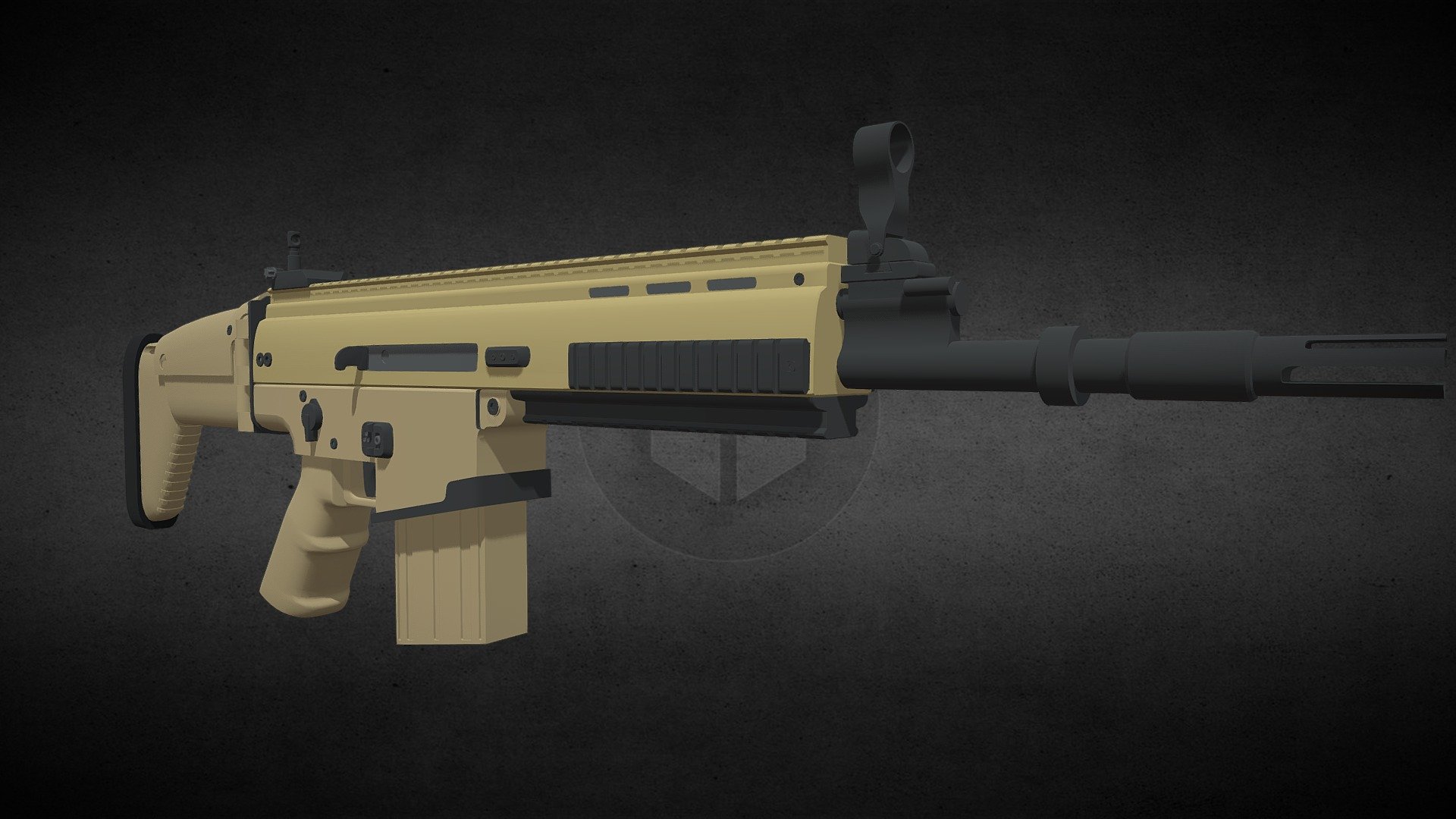 FN SCAR - Download Free 3D model by oblomove [397c973] - Sketchfab