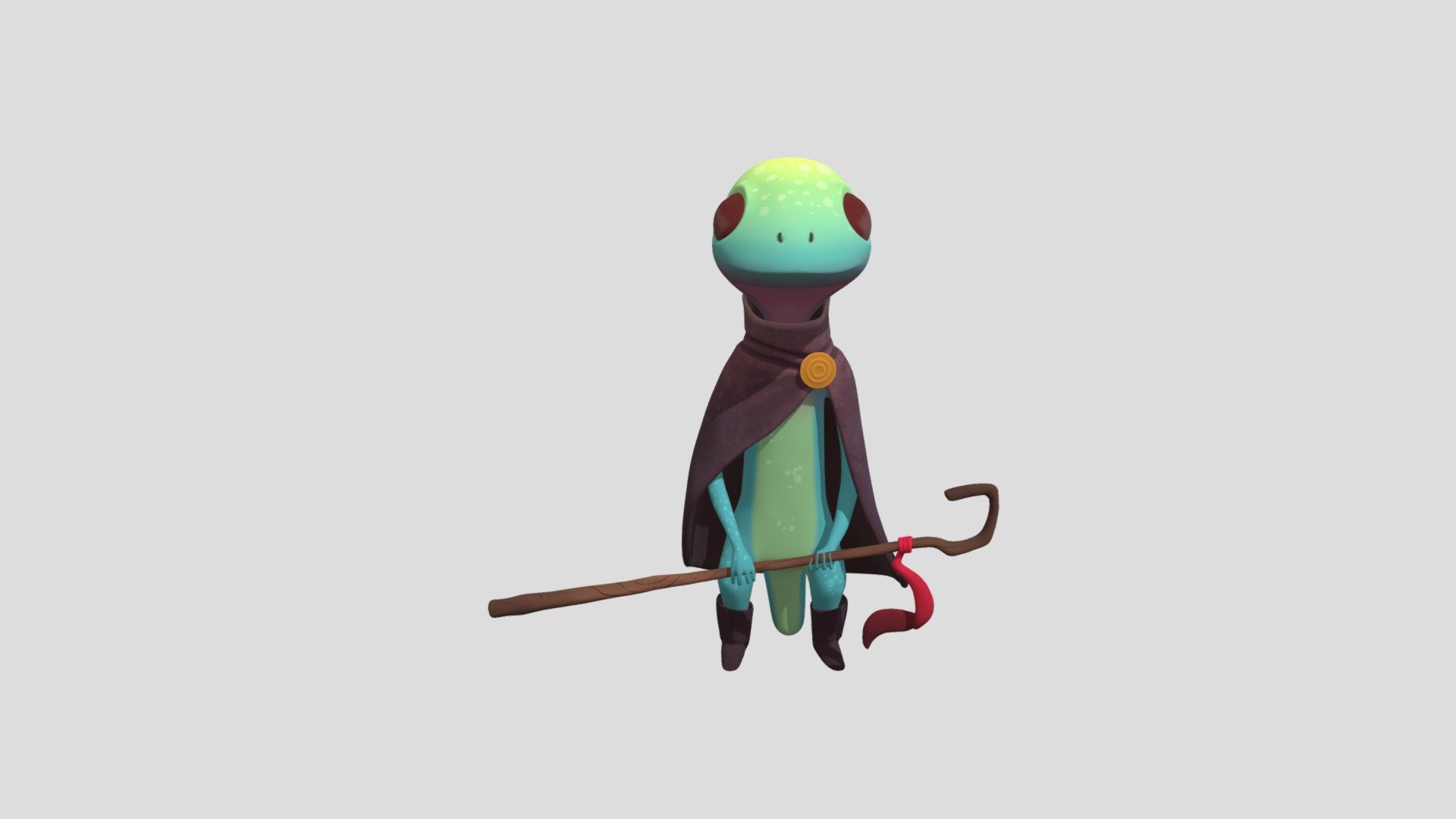 Cuwtie Lizard Mage - 3D model by clypso [397cfff] - Sketchfab