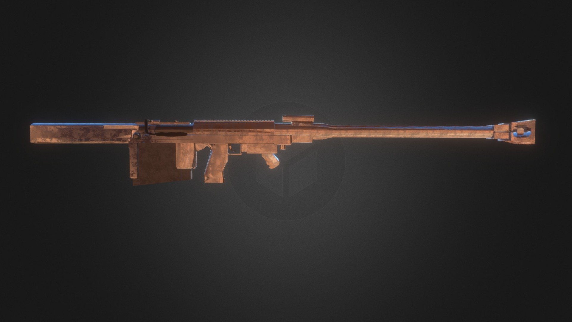 Shoulder Mounted Anti-material Rifle Remake - Download Free 3D model by ...