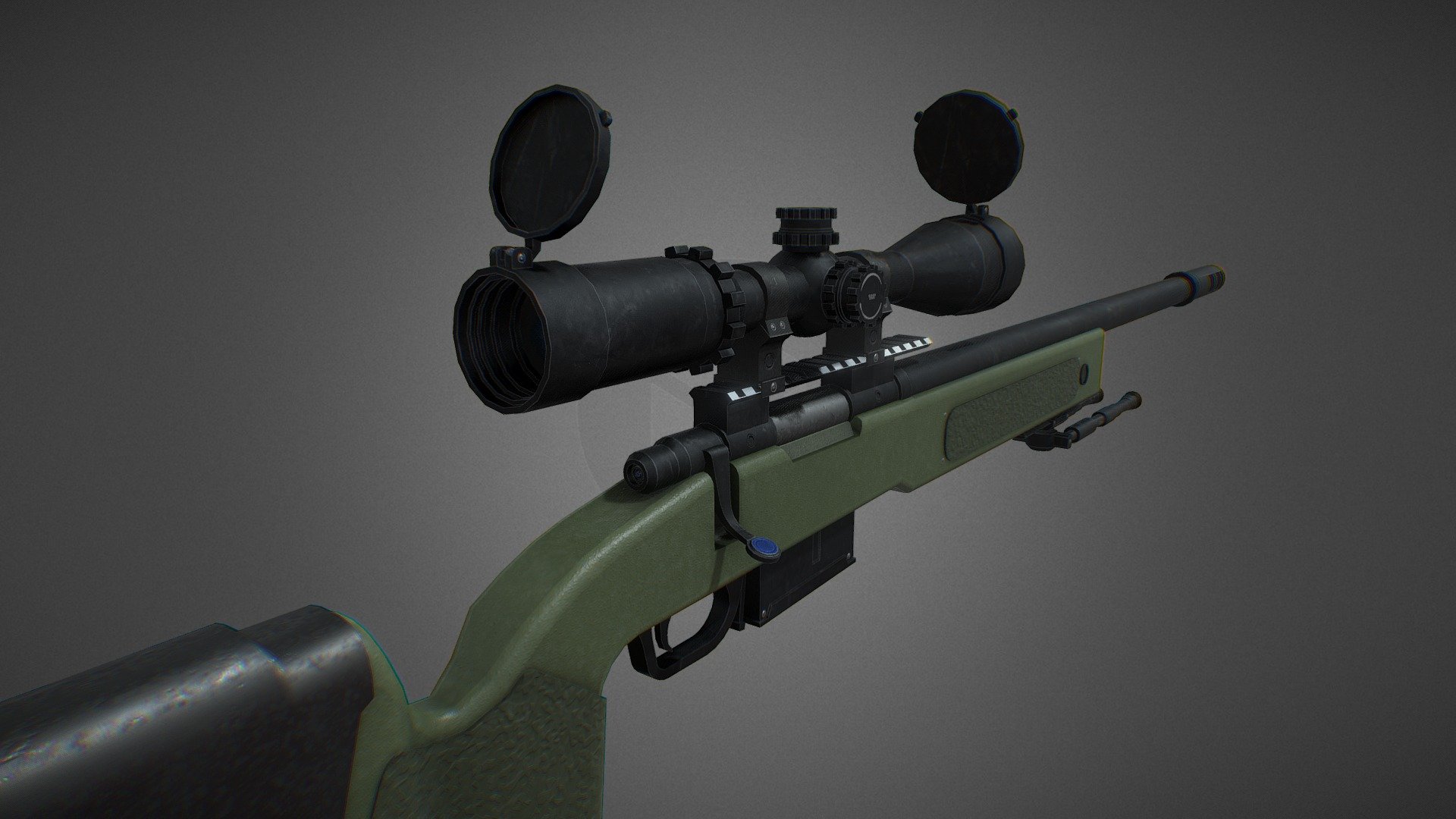 M40A5 Rifle - 3D model by zombitt [397de73] - Sketchfab