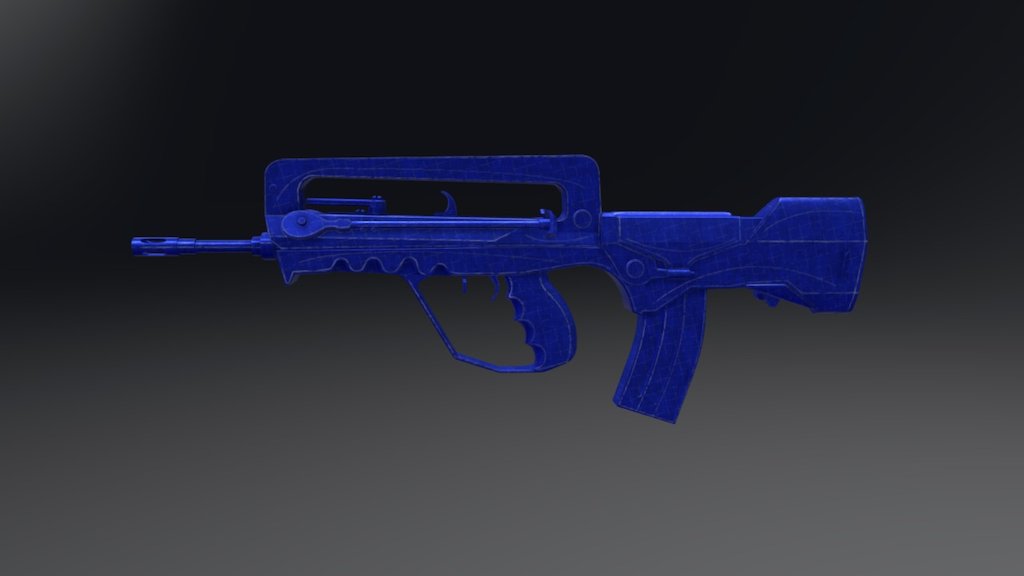 FAMAS | Blueprint - 3D model by -Don_Vito- (@peesa) [397de75] - Sketchfab
