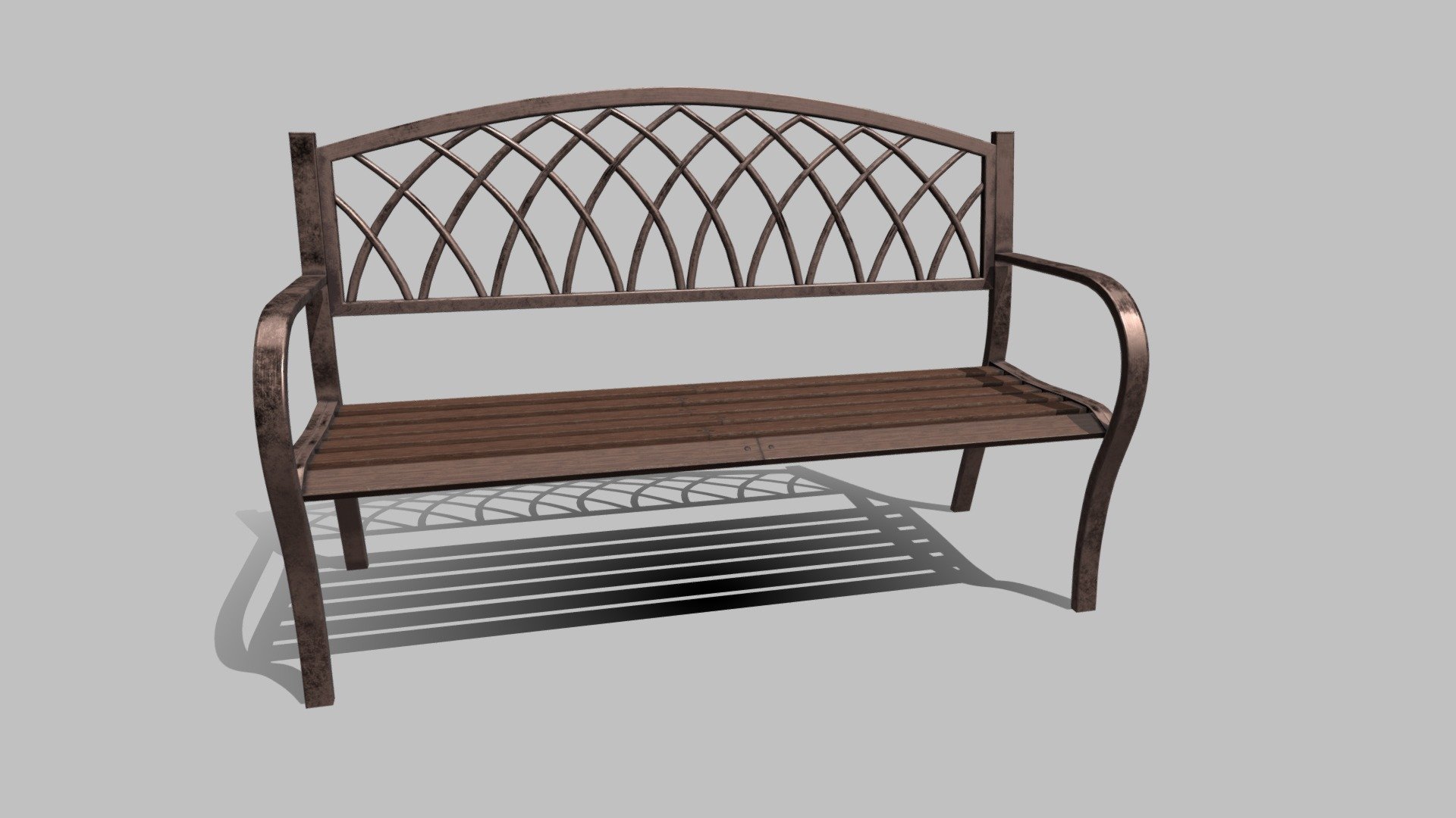 Steampunk bench 1 - Download Free 3D model by assetfactory [397e387 ...