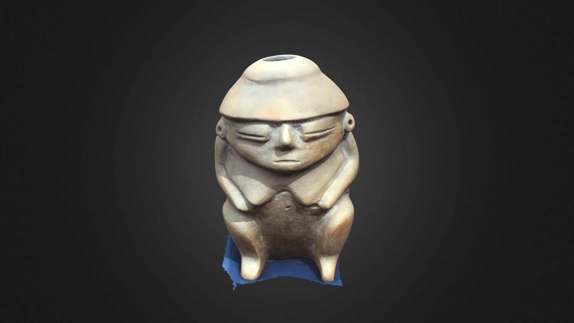 Chorrera Anthropomorphic Vessel - Download Free 3D model by fdominguezi [397ed5d] - Sketchfab
