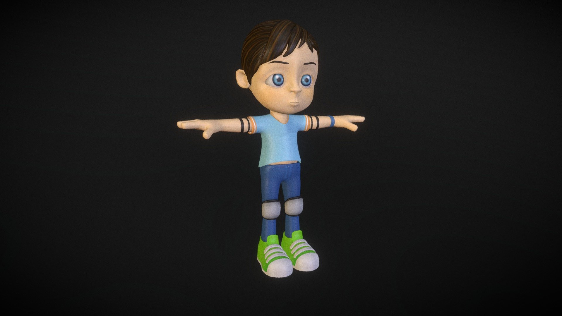 Child character model - 3D model by Subhro.Mondal [397f588] - Sketchfab