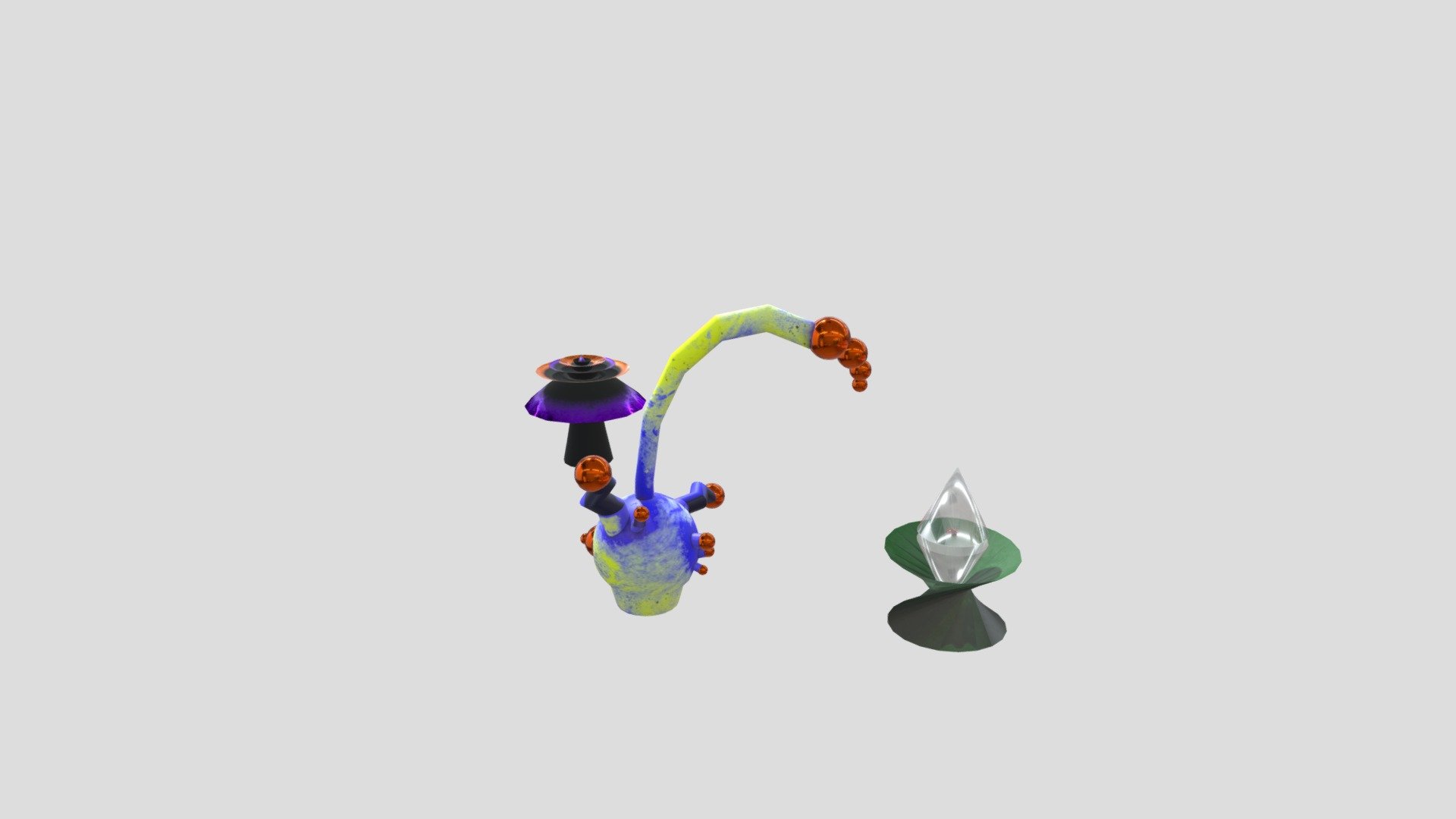 Alien Plants - Download Free 3D model by cjwatko [39807e1] - Sketchfab