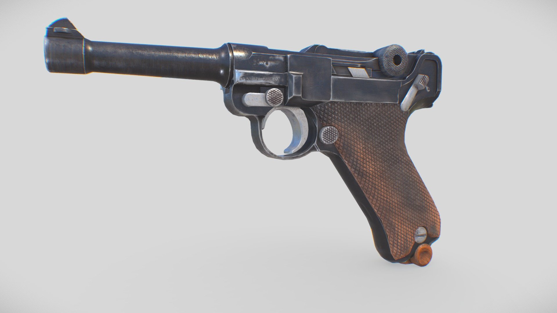 Luger p08 - 3D model by StaphArt [3986e8a] - Sketchfab