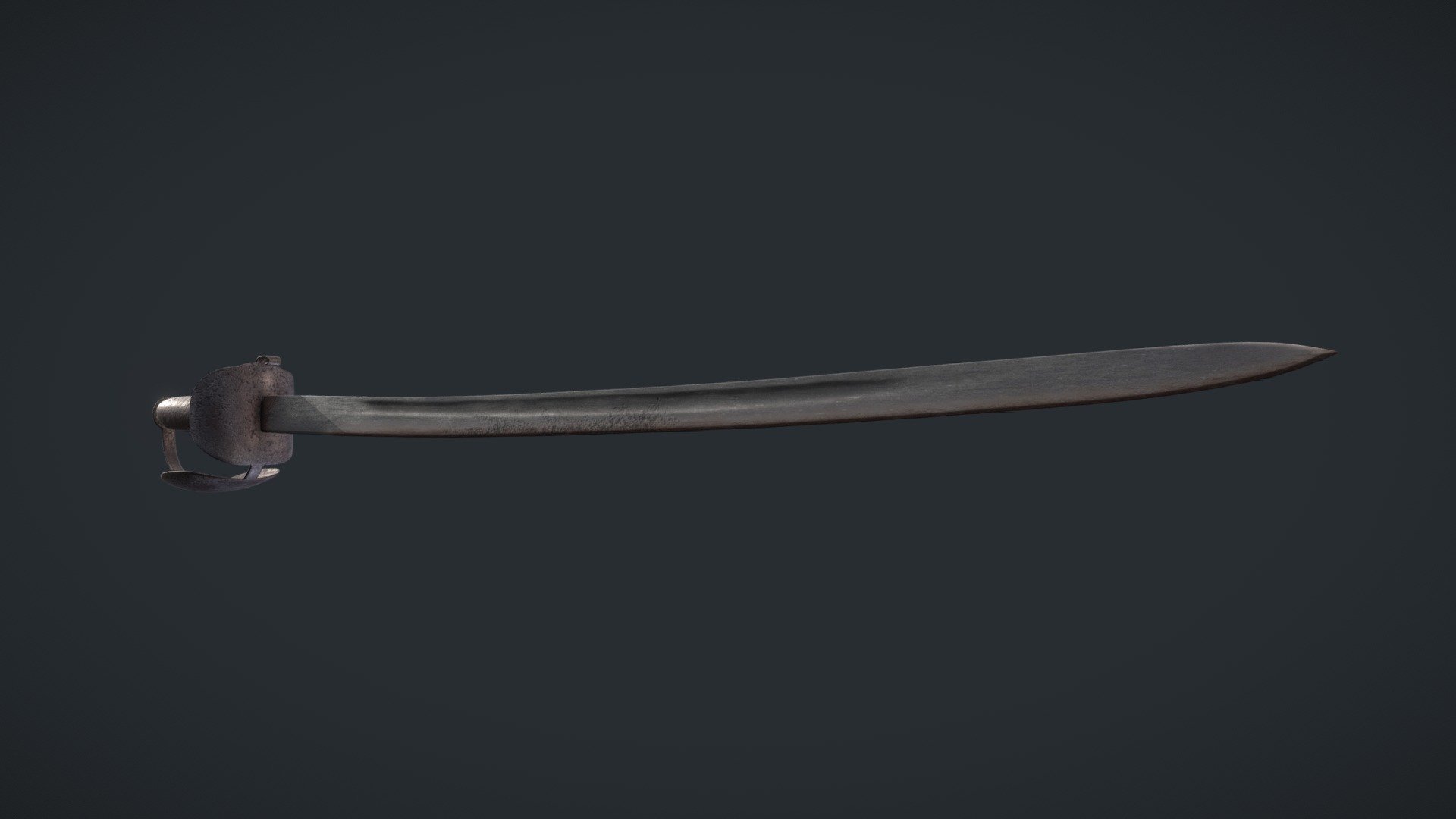 British Rusted Naval Cutlass 1726 - Buy Royalty Free 3D model by S-ROBB ...