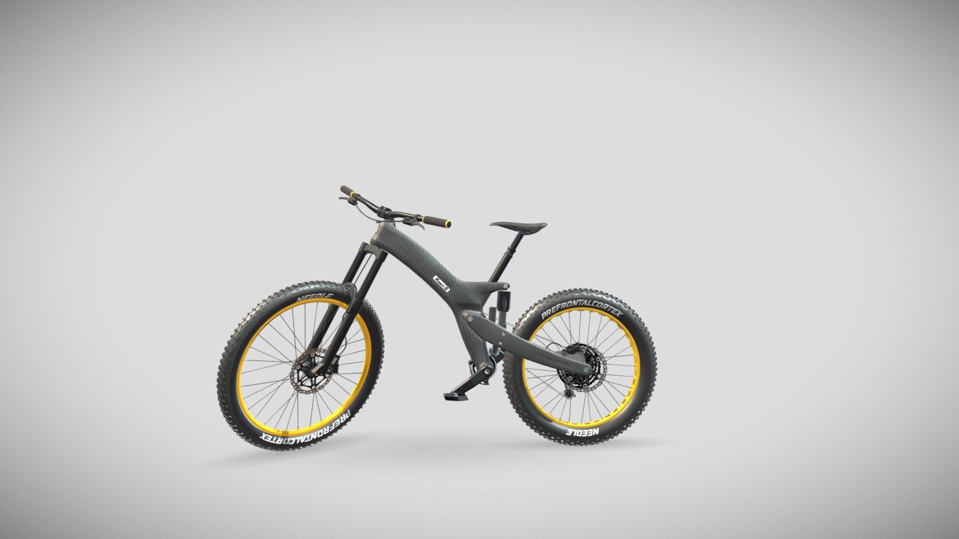 Carbon Frame Bike - Download Free 3D model by prefrontal cortex ...