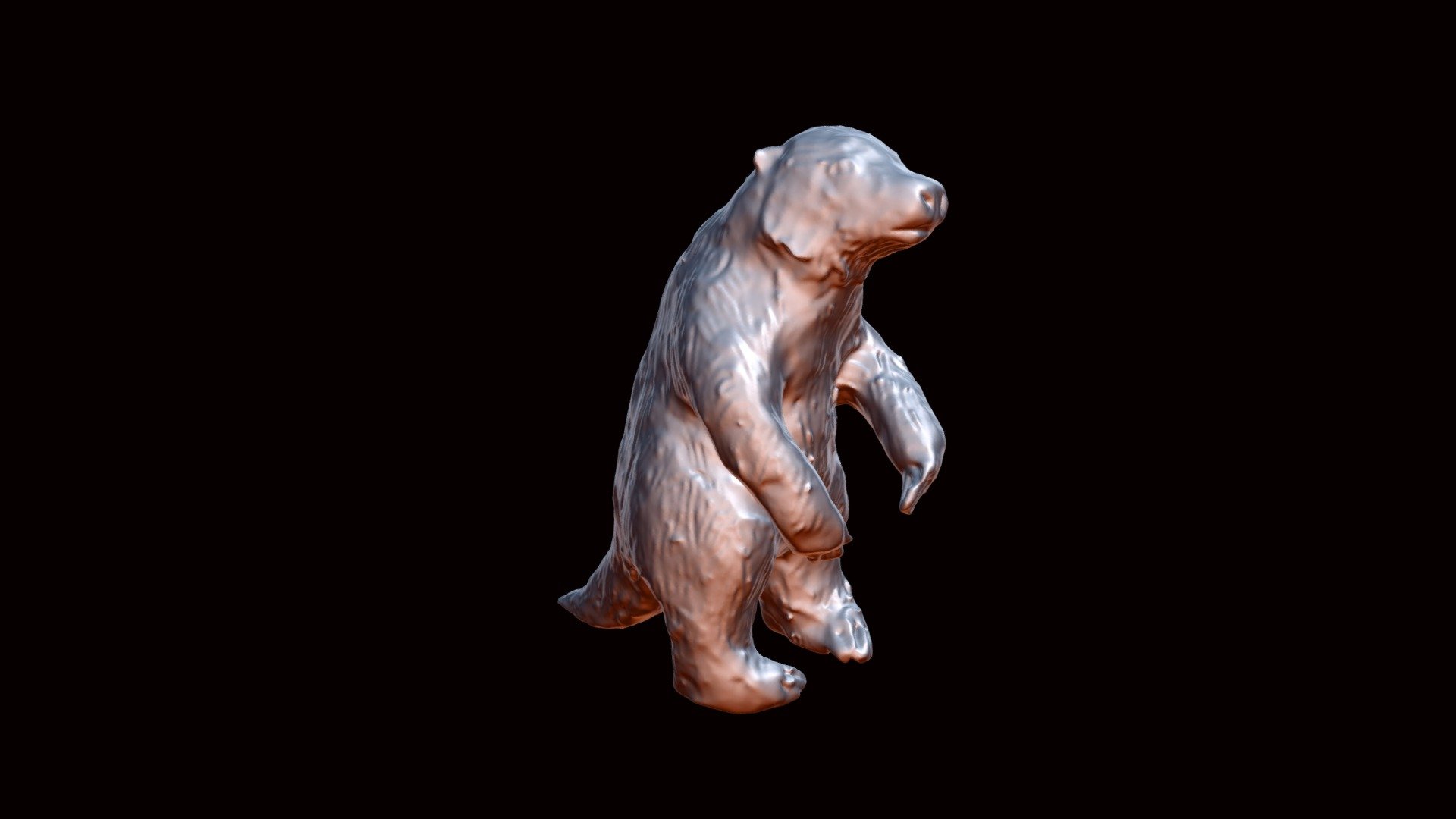 Eremotherium ground sloth figure (VCU_3d_7985) - 3D model by Virtual ...