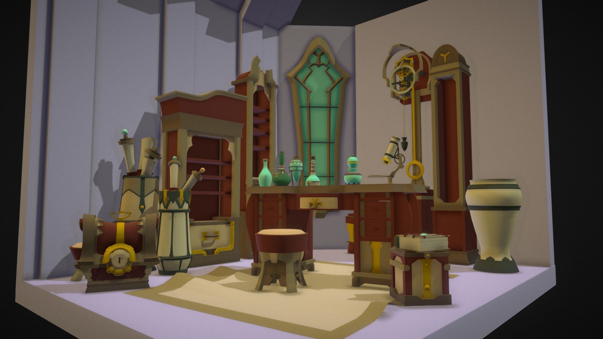 wizard - 3D model by Mihai Lungu - Cartesia (@Cartesia) [398d6b6 ...