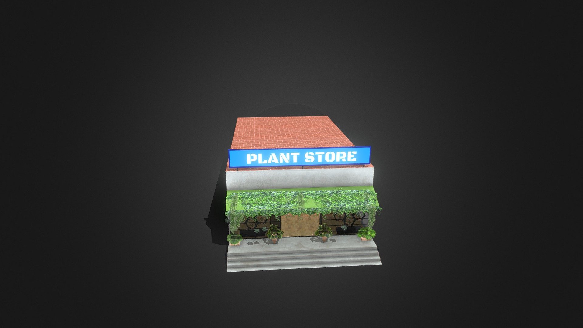 Plant Store Game Ready - 3D model by Umar (@123umar123) [398f4a6 ...
