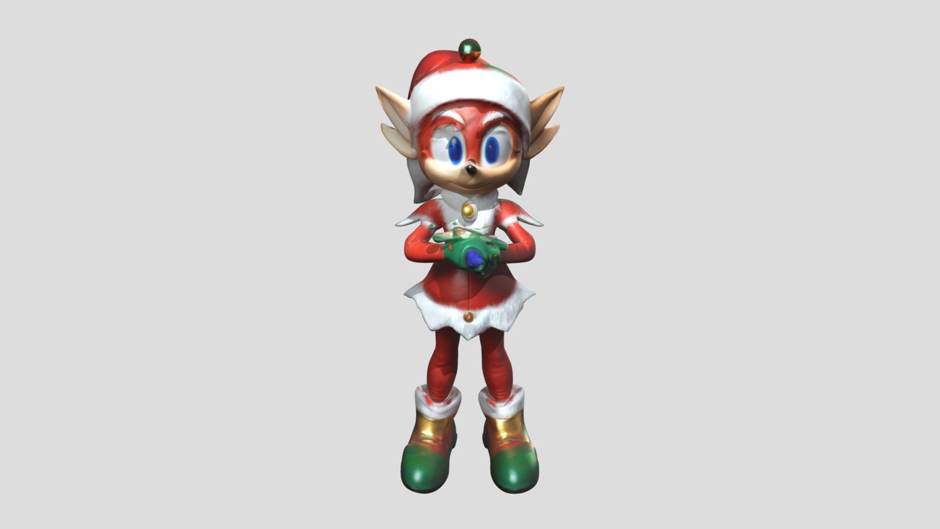 Sonic Elf with Radar Ears - 3D model by halligood36 [398fcaa] - Sketchfab