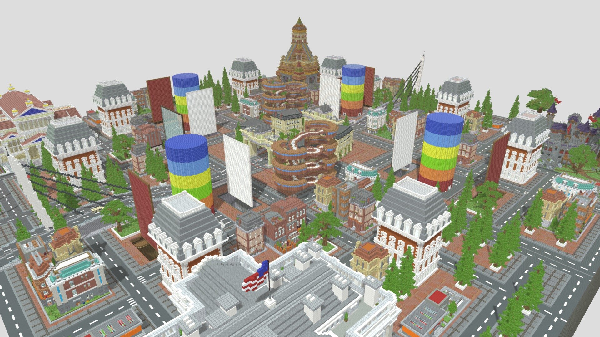 KitMap CITY - 3D model by AstrumProjects [39906f0] - Sketchfab