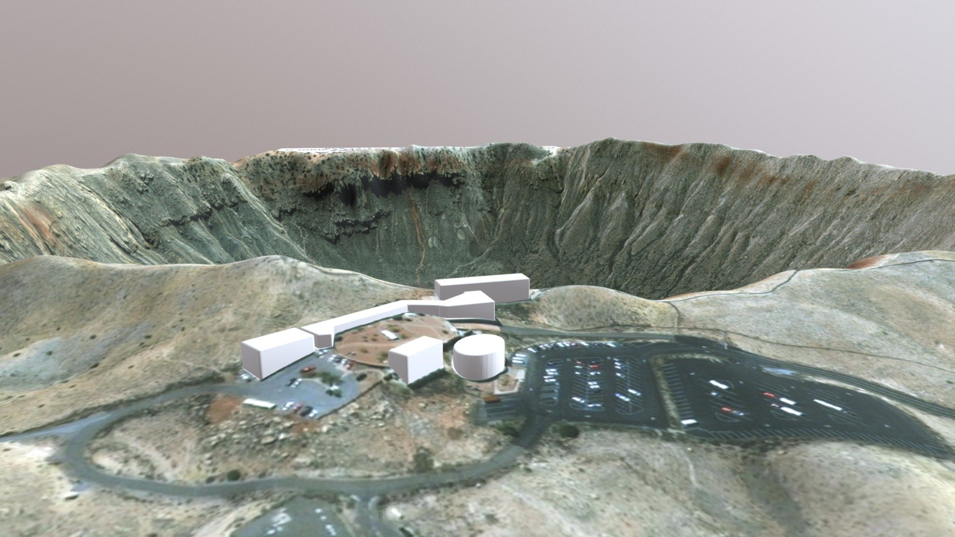 Meteor Crater Map, 12"x12" - V2 - 3D model by smartmAPPS [39908be ...