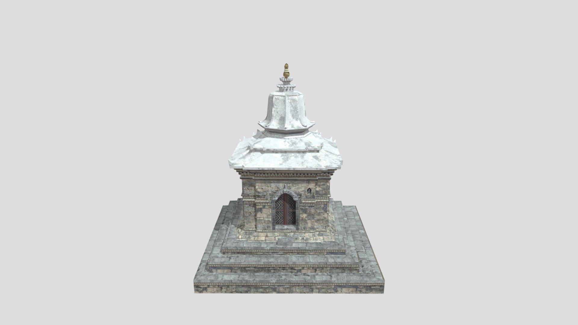 Hindu Temple B - 3D model by kshitiz1542 [399096a] - Sketchfab