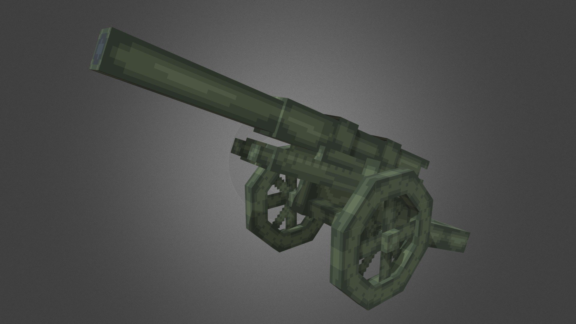 13.5 cm Kanone 09 | Minecraft Java Model - 3D model by OleksaYankovski ...