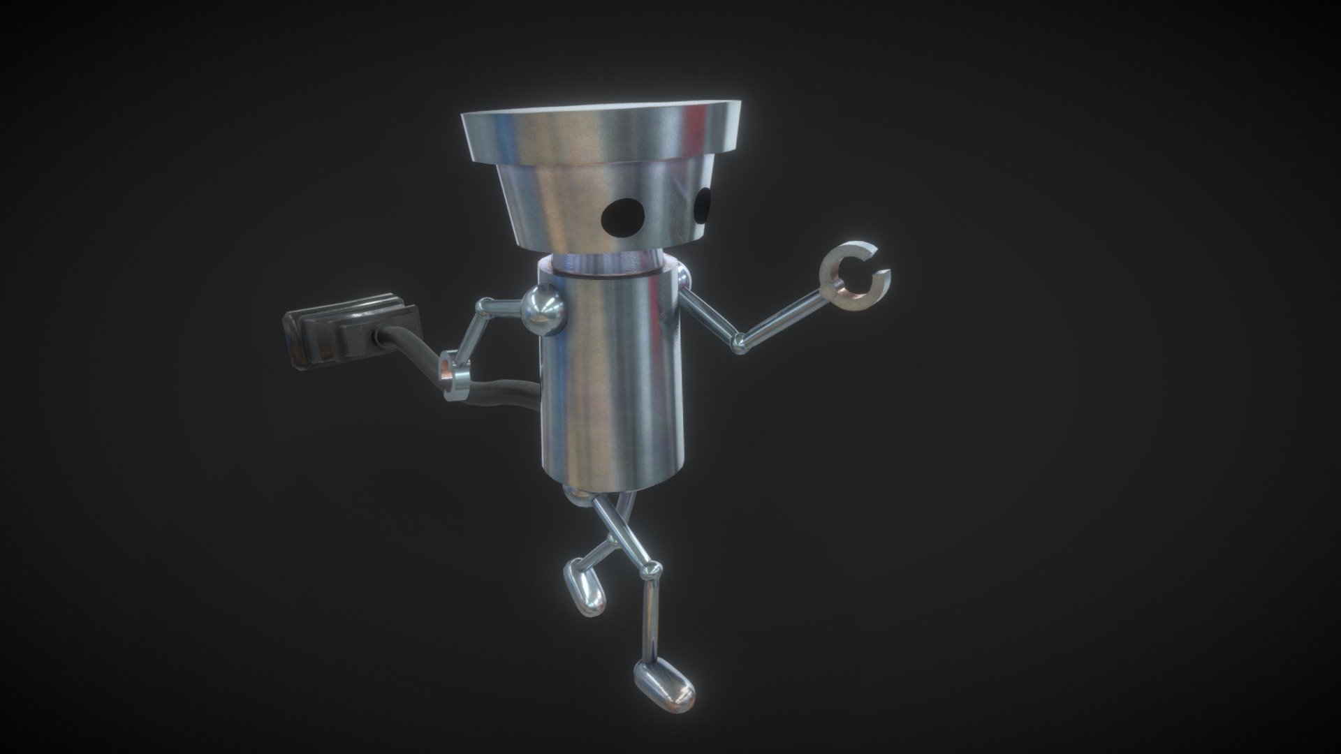 Chibi-Robo - 3D model by LachlanHall [39926d6] - Sketchfab