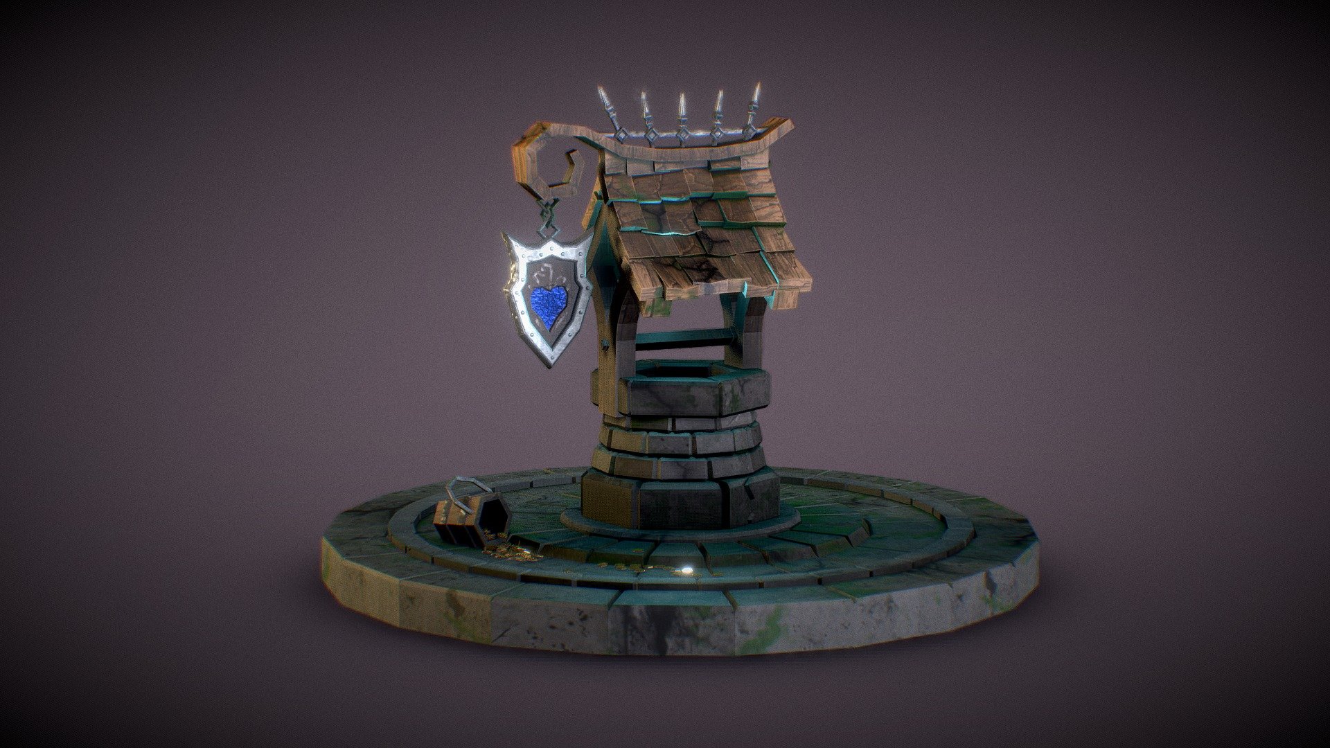 Stylized Well - Download Free 3D model by Lucas Soler (@lucassoler ...