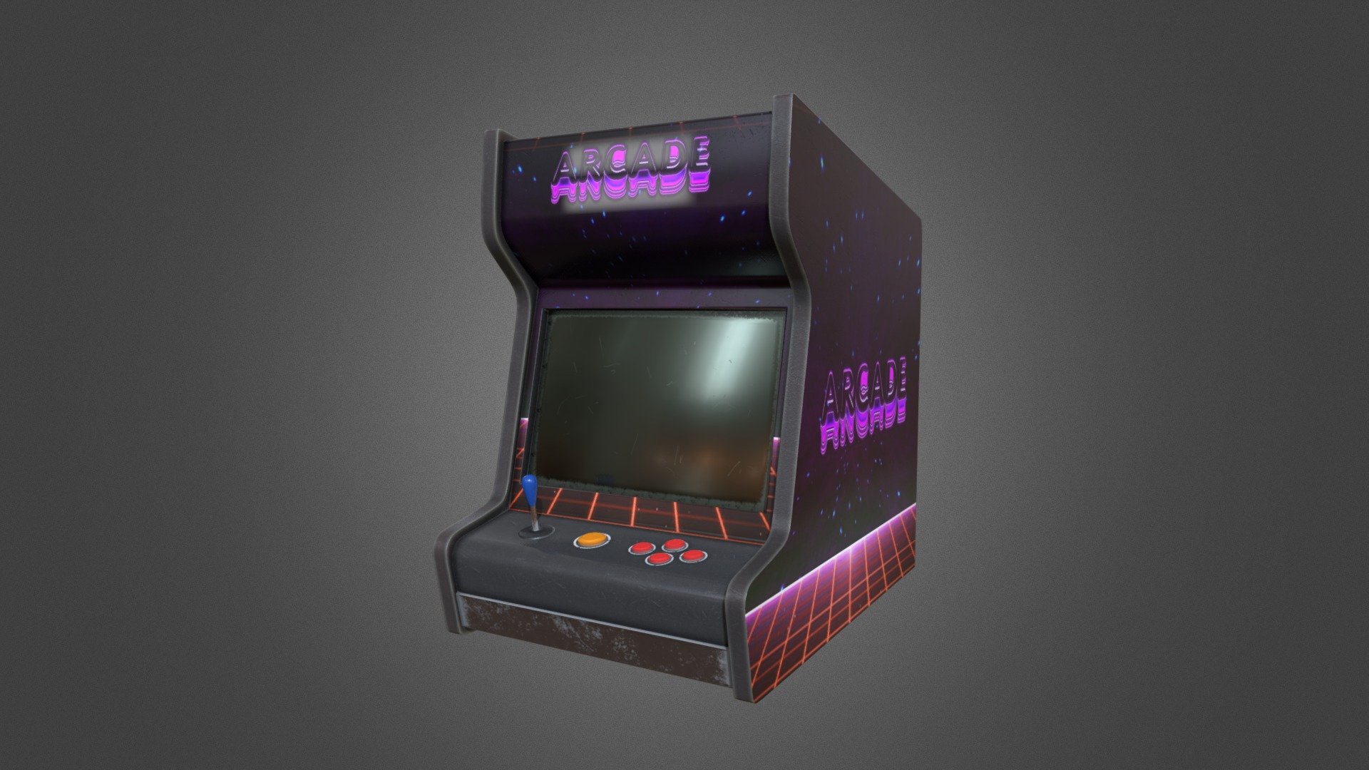 Arcade Machine Tabletop 5 - Bartop - Retro - Buy Royalty Free 3D model ...