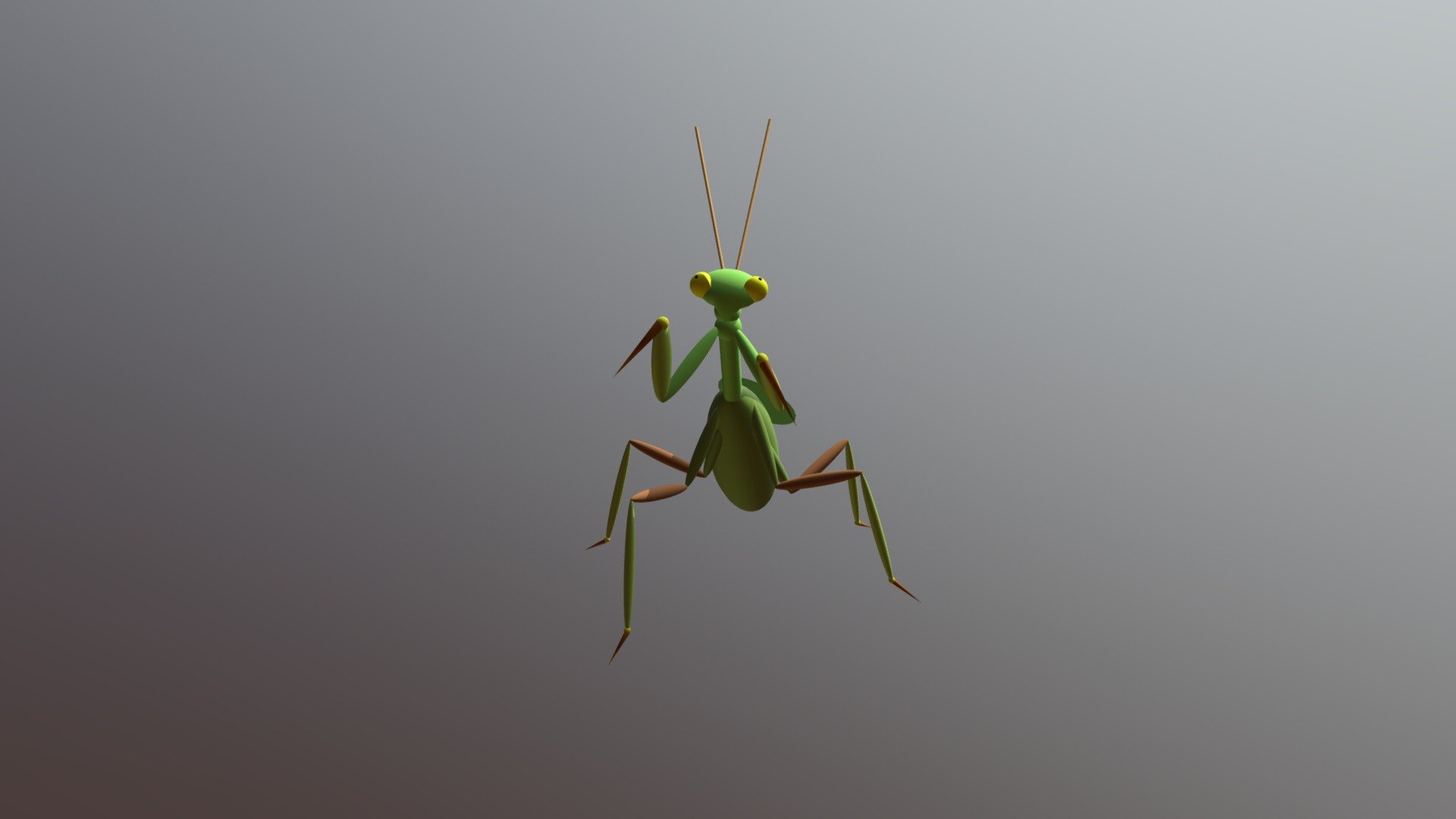 Praying Mantis - 3D model by Martina (@Tinabell10000) [3993c43] - Sketchfab