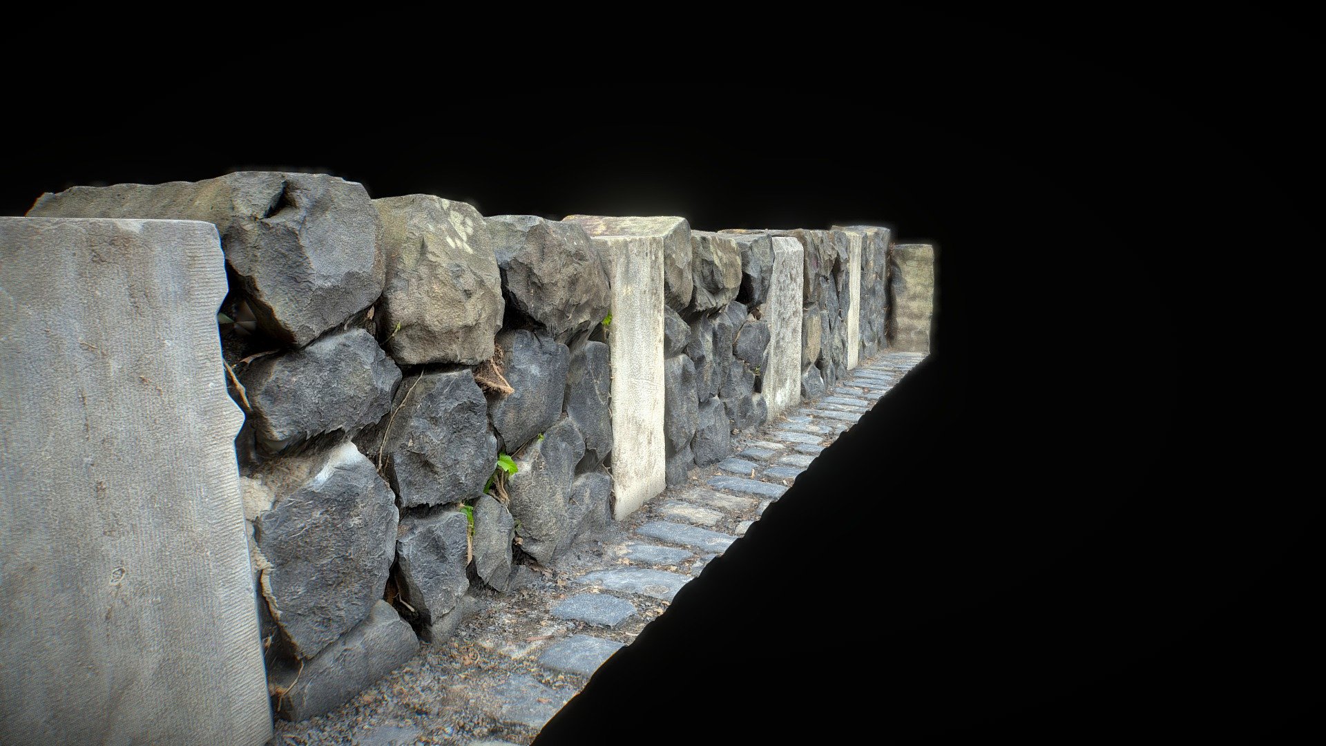 Stone Wall (3D Scan) - Download Free 3D model by Gegrilltes_Huhn ...