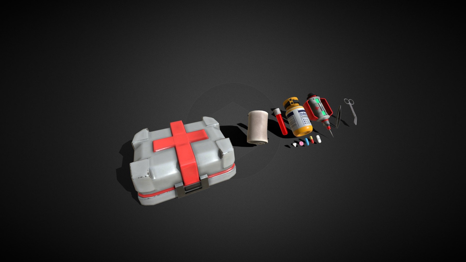 Game Ready Trauma Kit - FPS Health Pickups - 3D model by CleanCraft3D ...