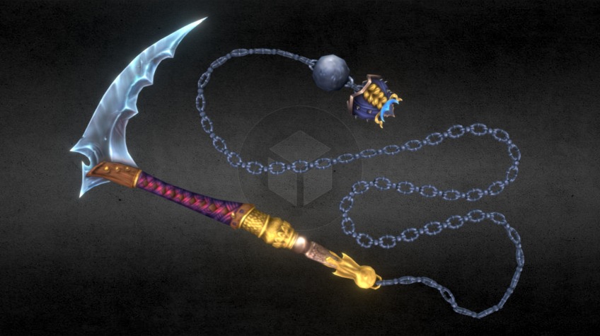 Kusarigama - 3D model by HelberthTriblados [39962fb] - Sketchfab