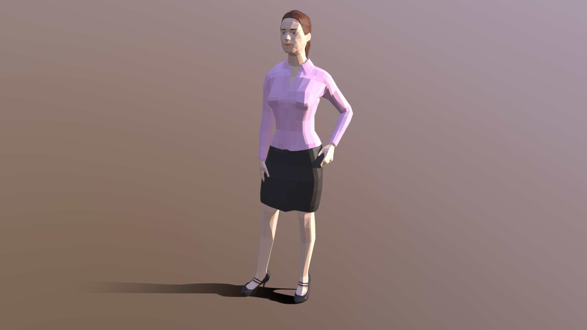 Low Poly Buisness Woman - Buy Royalty Free 3D model by chroma3d ...