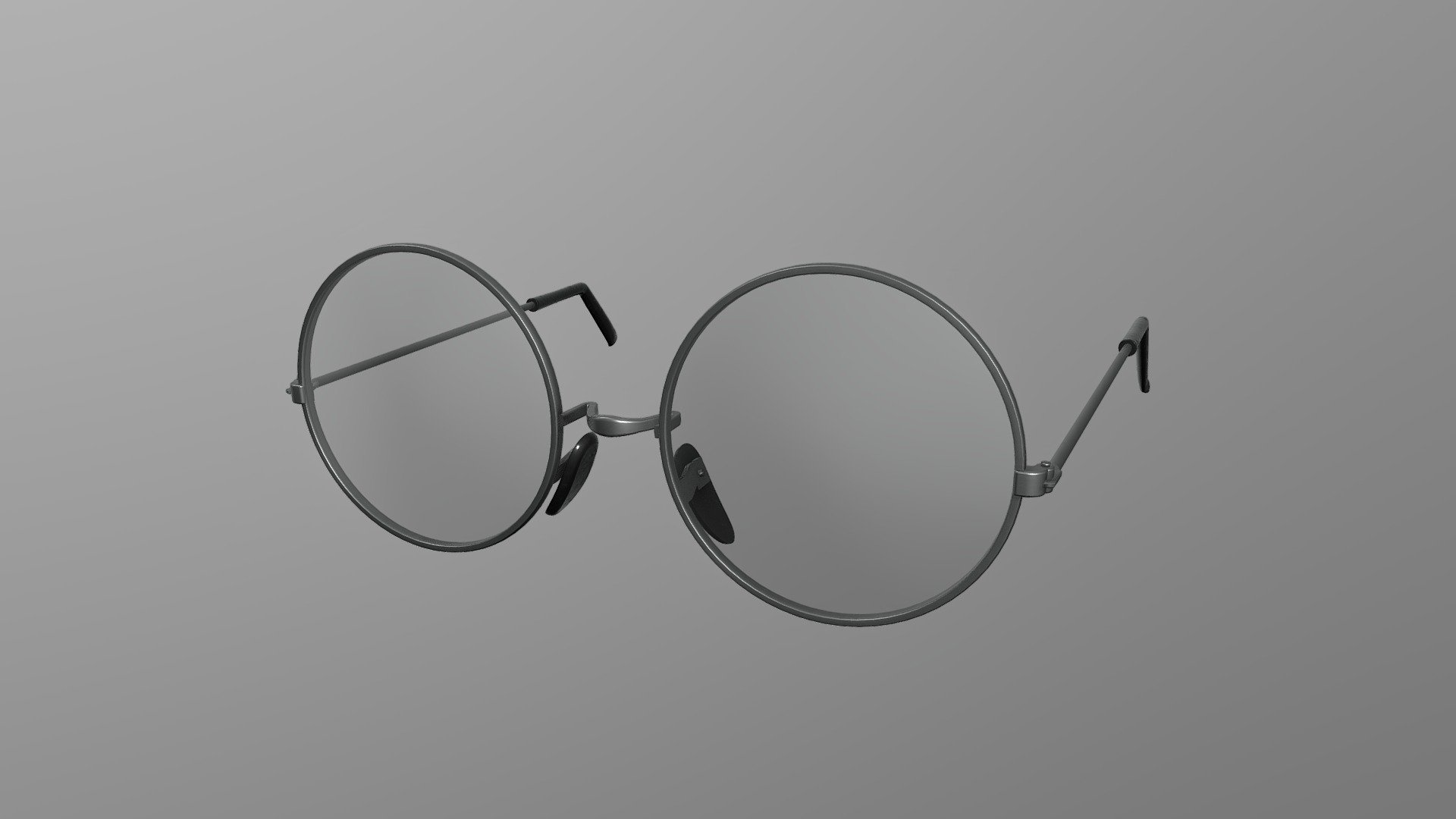 Round Glasses (Metallic) - Buy Royalty Free 3D model by ...