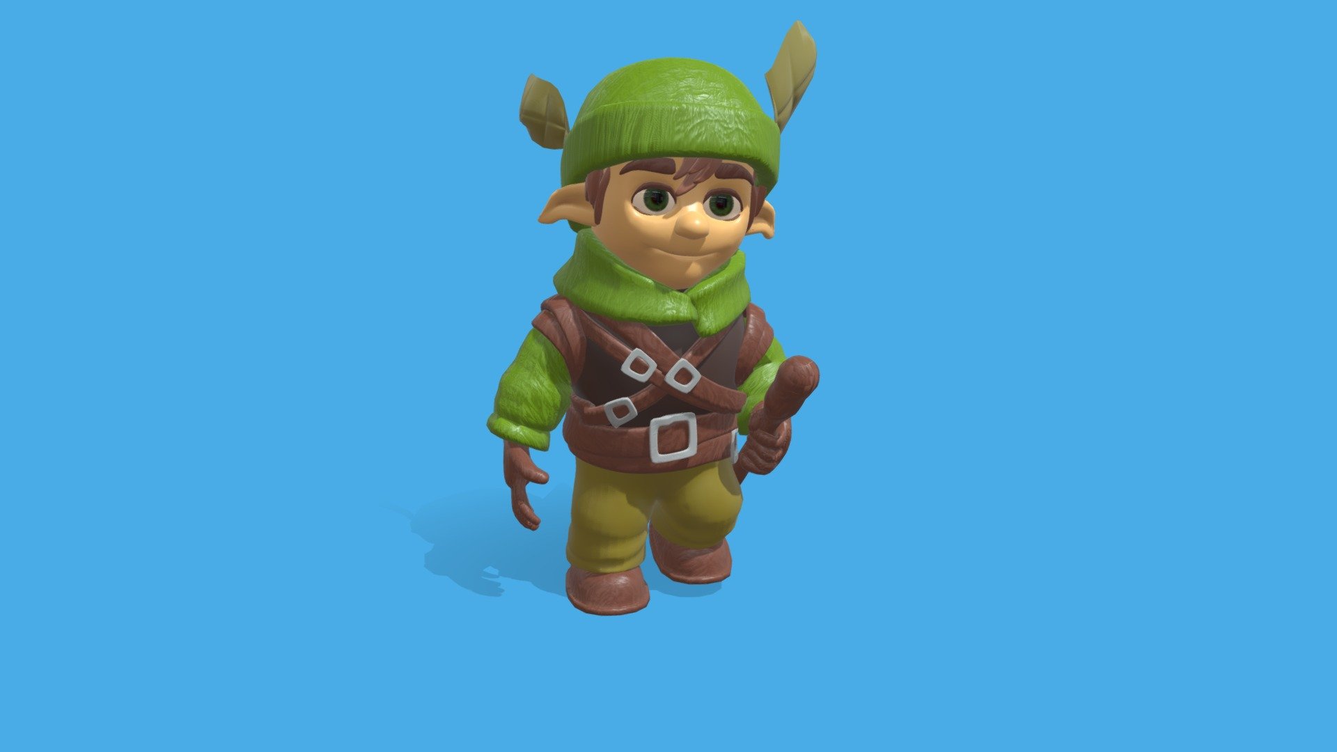 Elf Explorer Boy Scout - Rigged - Animated - UE4 - Buy Royalty Free 3D ...