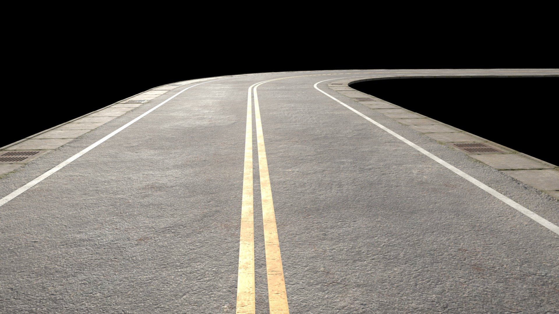 Road - Buy Royalty Free 3D model by ih-h (@ggkom) [399d992] - Sketchfab ...