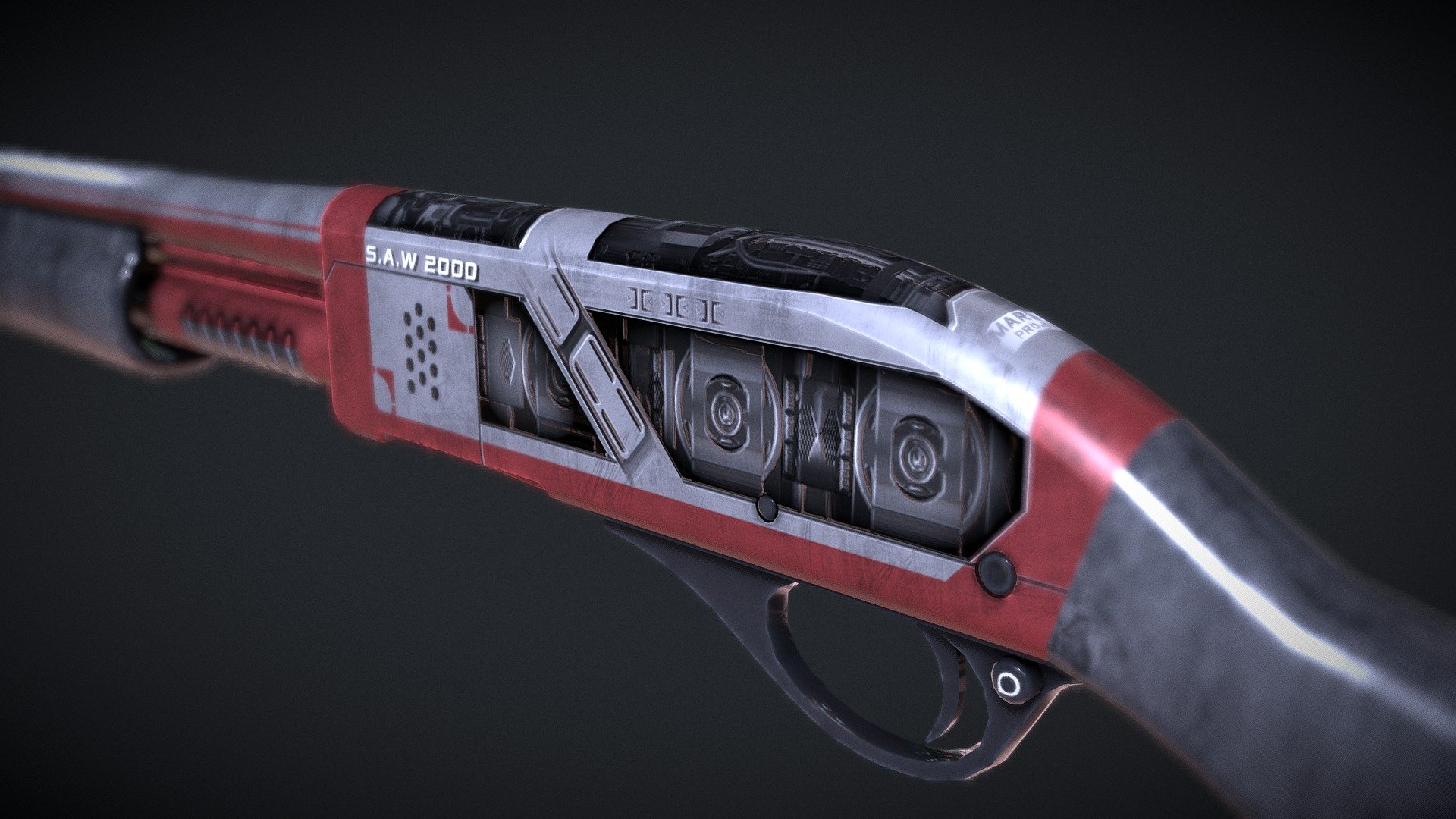 Sawed-Off Shotgun | Destiny Project - 3D model by ArchwayJones ...