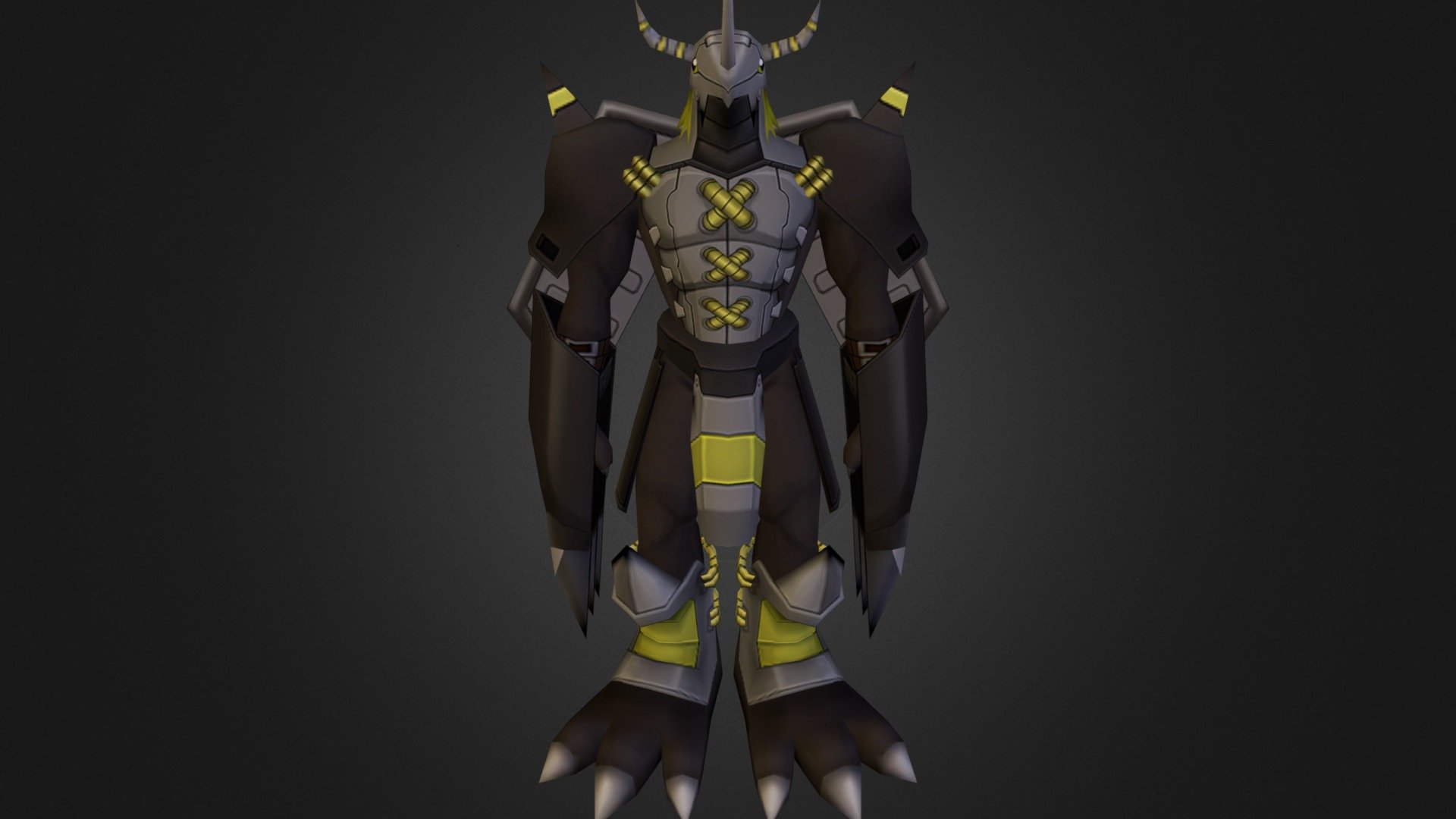 Black War Greymon - Download Free 3D model by serienreviewer [399e815 ...