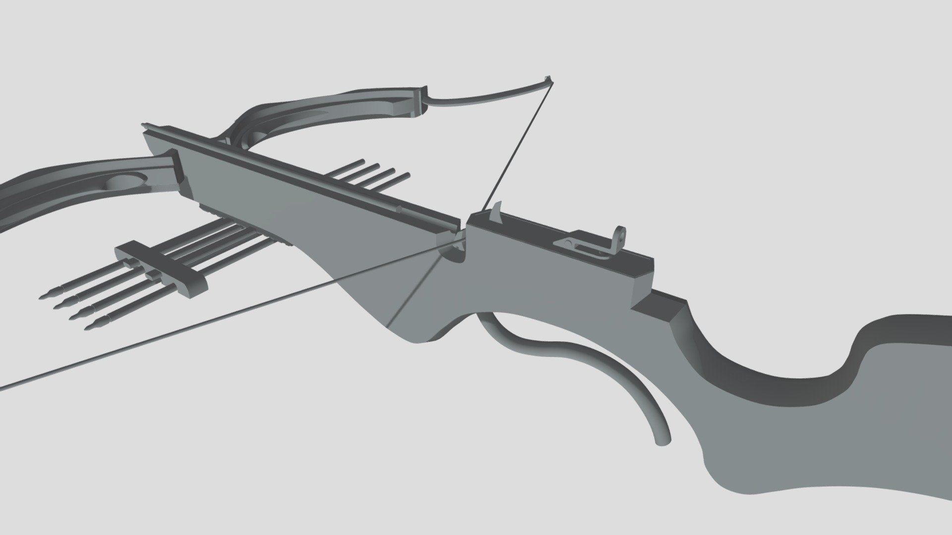 Stylized Crossbow - 3D model by m.ernylmz [39a0e61] - Sketchfab