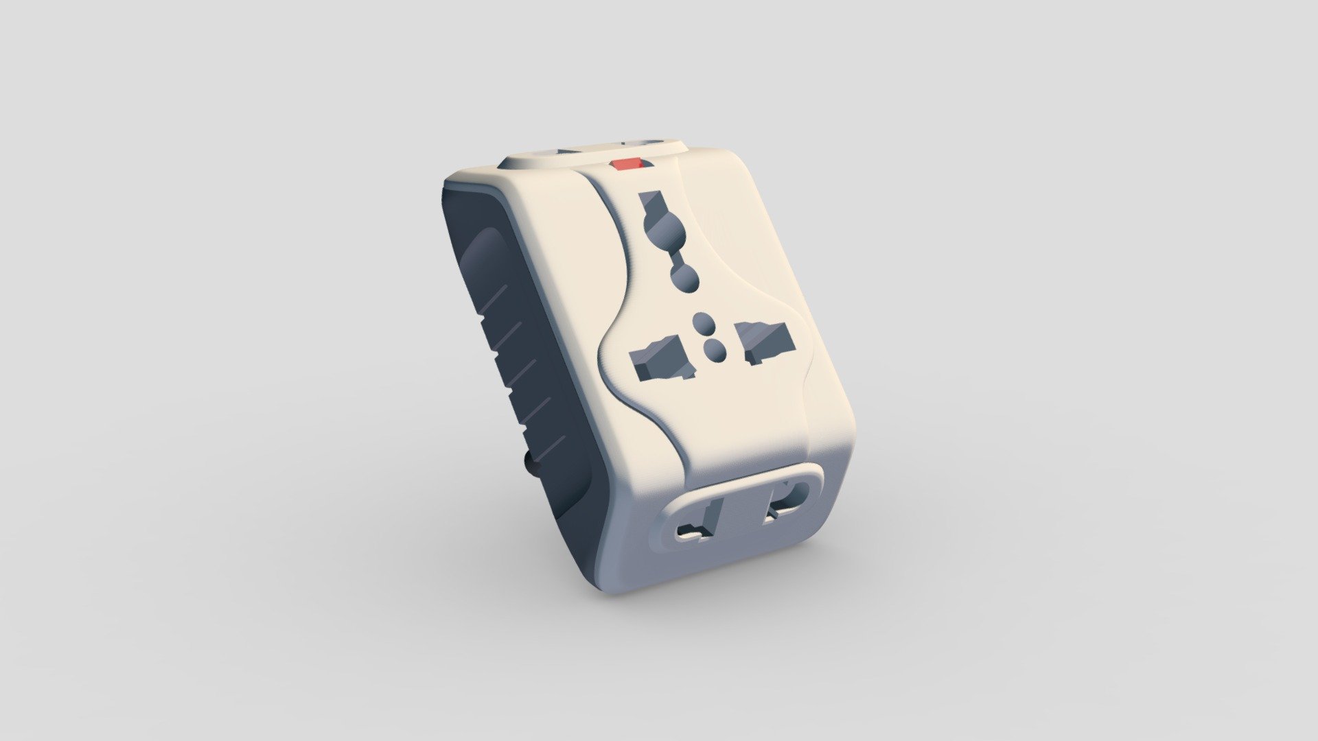 Multi Pin Socket Universal Travel Adapter 3d - 3D model by shnkdup ...